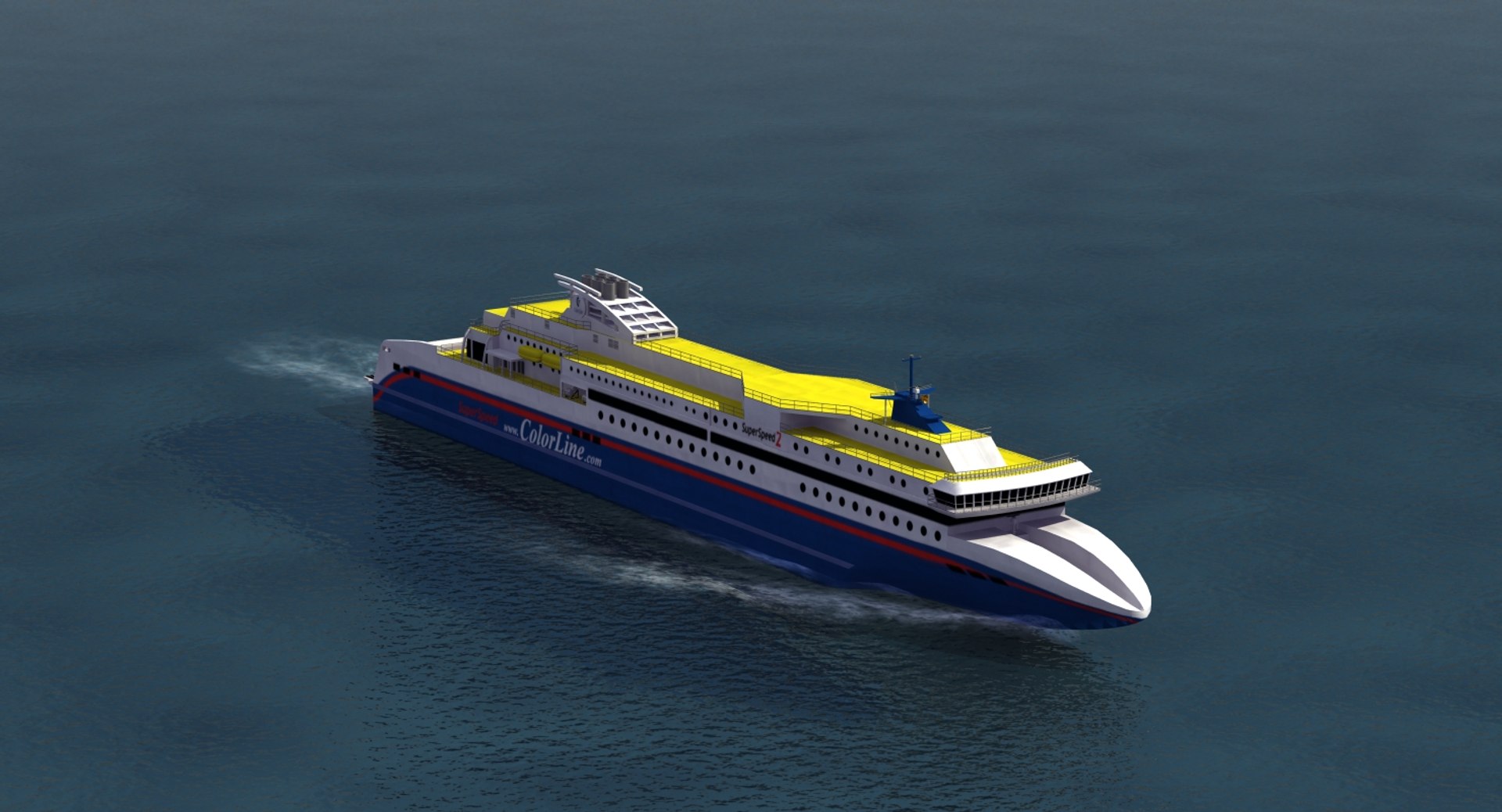Superspeed2 Ferry 3D Model - TurboSquid 1394803