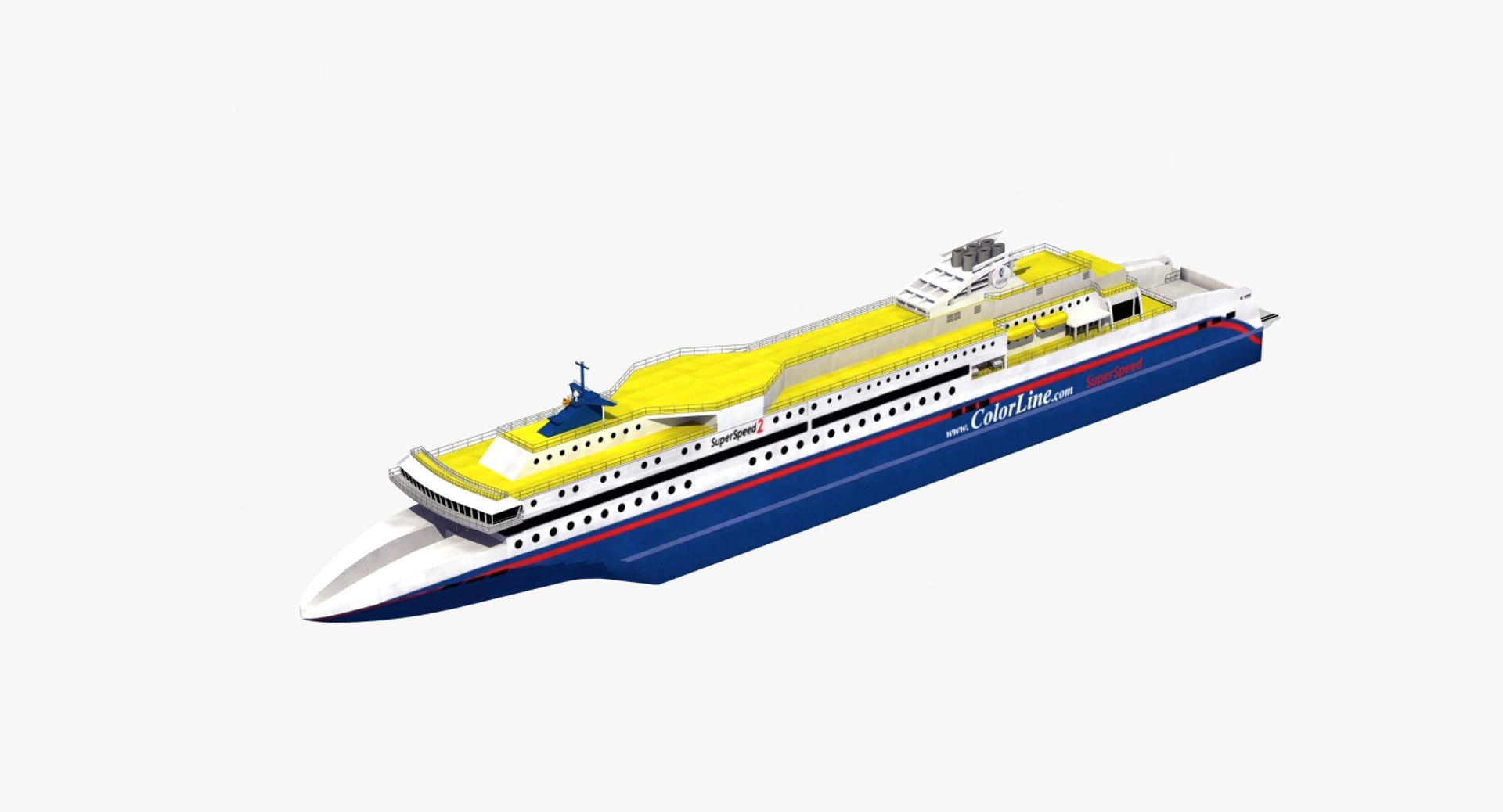 Superspeed2 Ferry 3D Model - TurboSquid 1394803