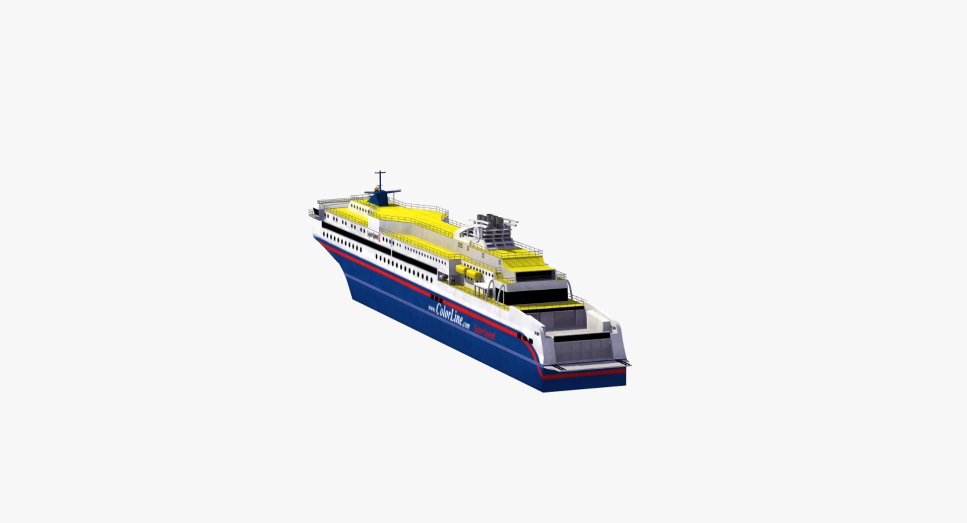 Superspeed2 Ferry 3D Model - TurboSquid 1394803