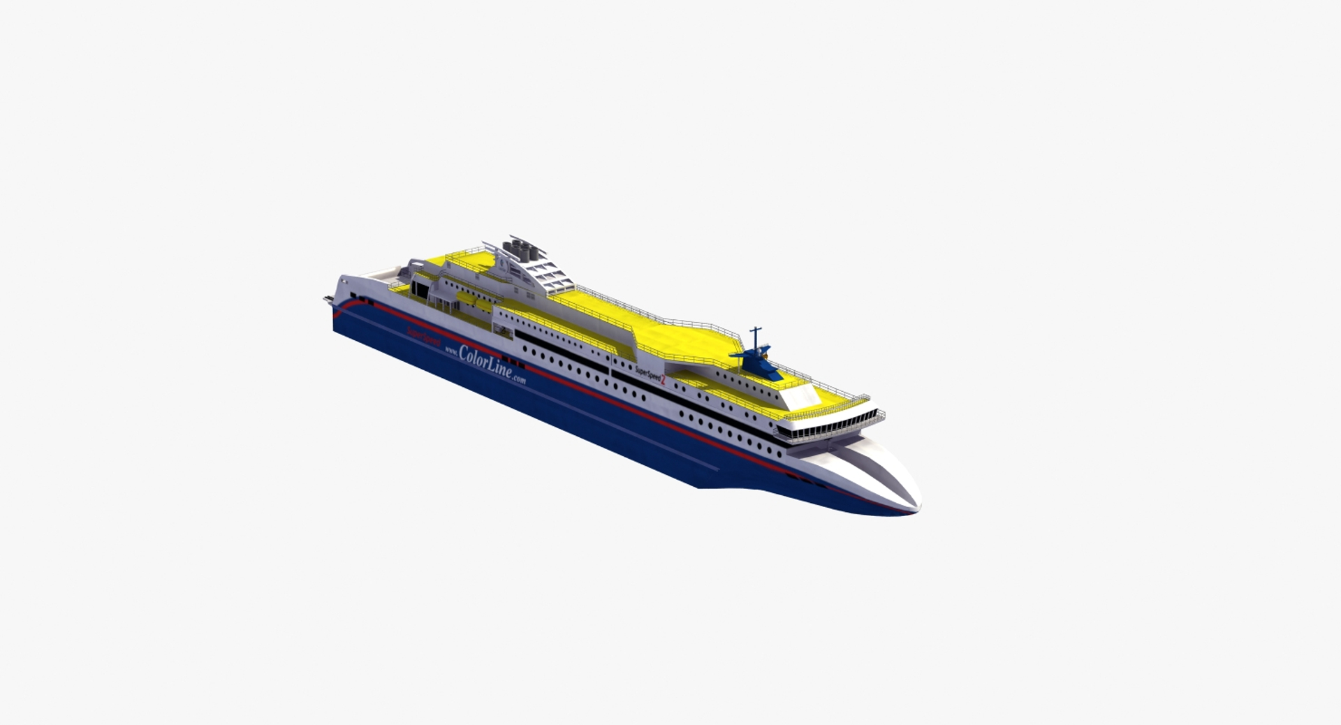 Superspeed2 Ferry 3D Model - TurboSquid 1394803
