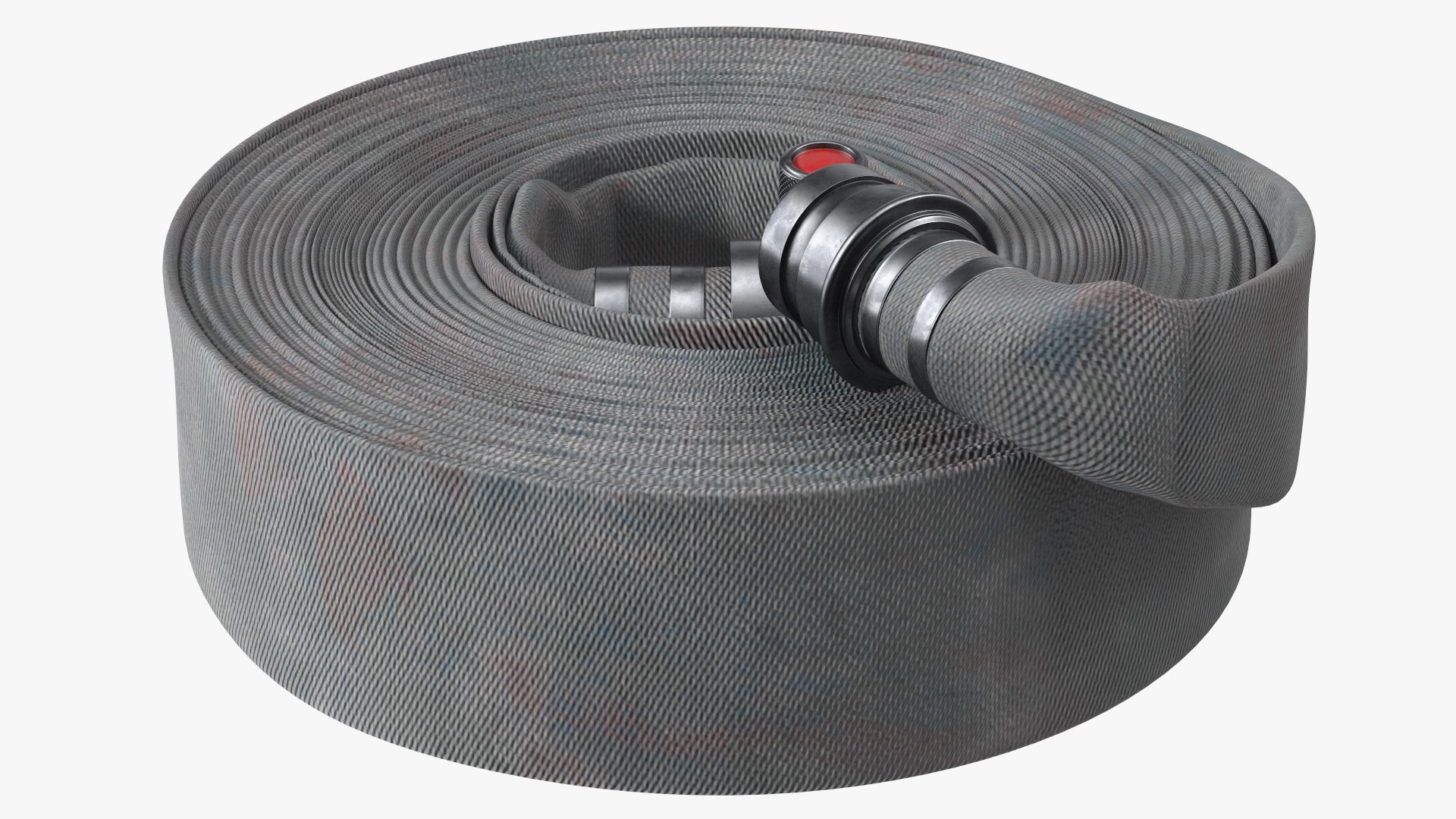 Neatly Coiled Fire Hose Used 3D model - TurboSquid 1836572