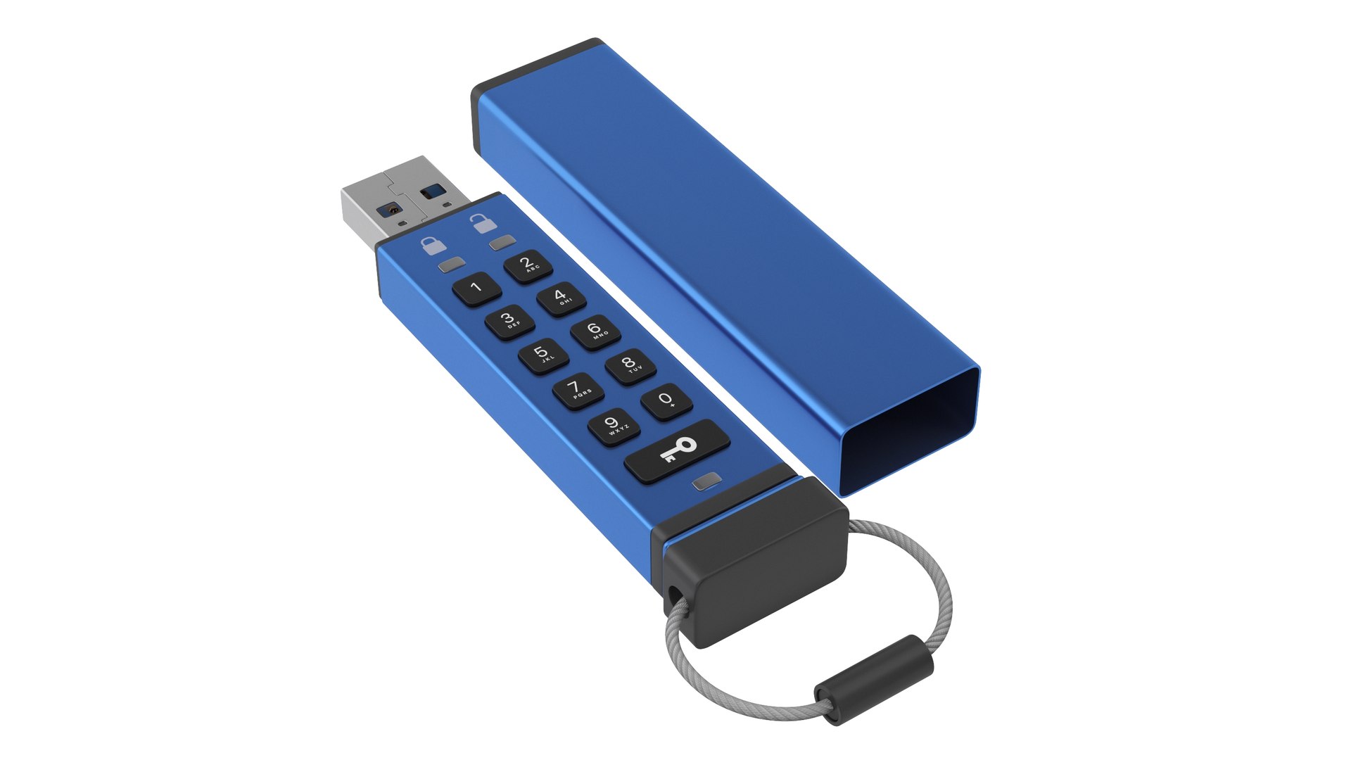 Encrypted Flash Drive 3D Model - TurboSquid 2035713