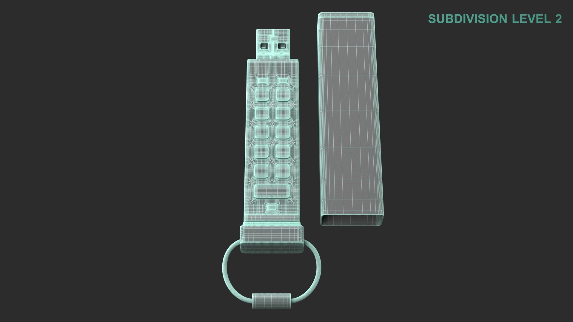 Encrypted Flash Drive 3D Model - TurboSquid 2035713