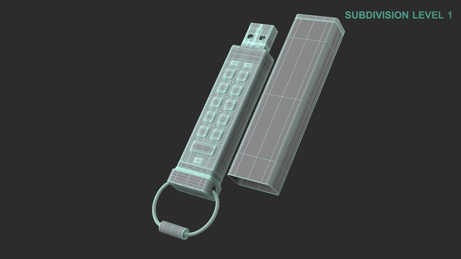 Encrypted Flash Drive 3D Model - TurboSquid 2035713