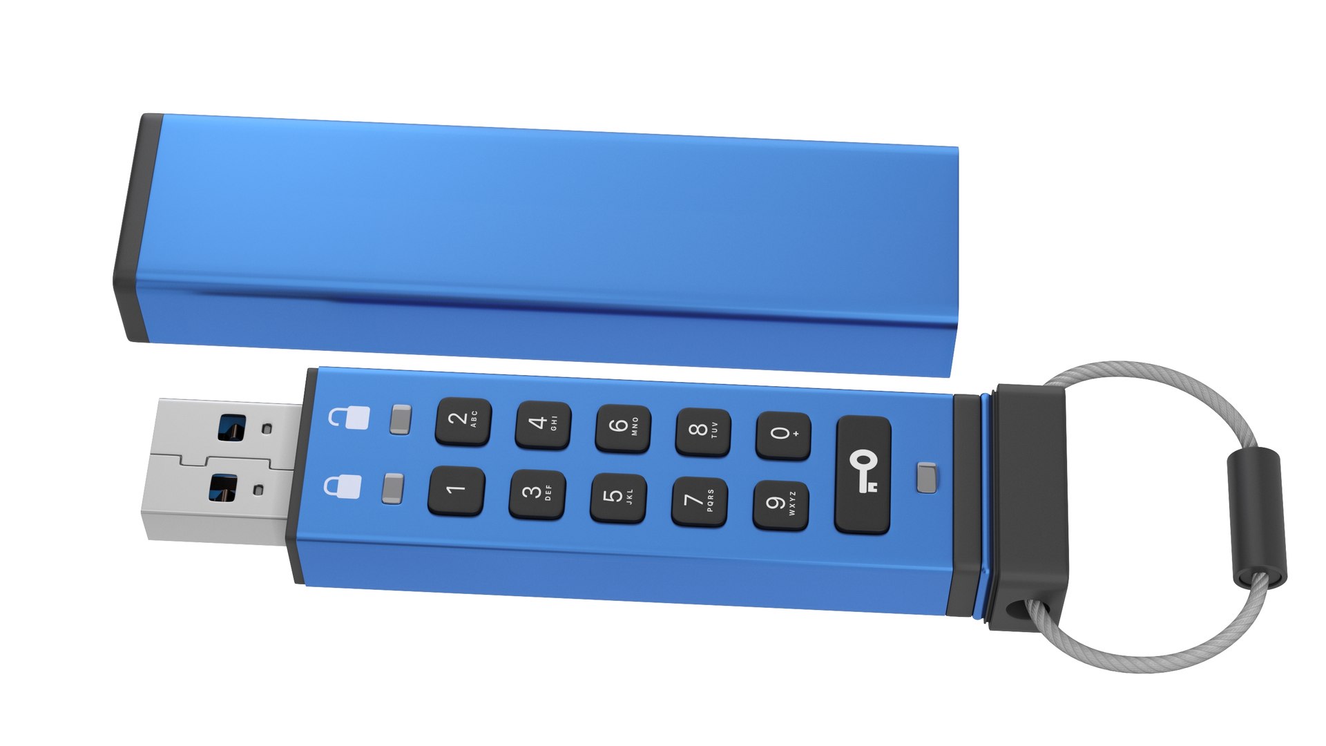 Encrypted Flash Drive 3D Model - TurboSquid 2035713