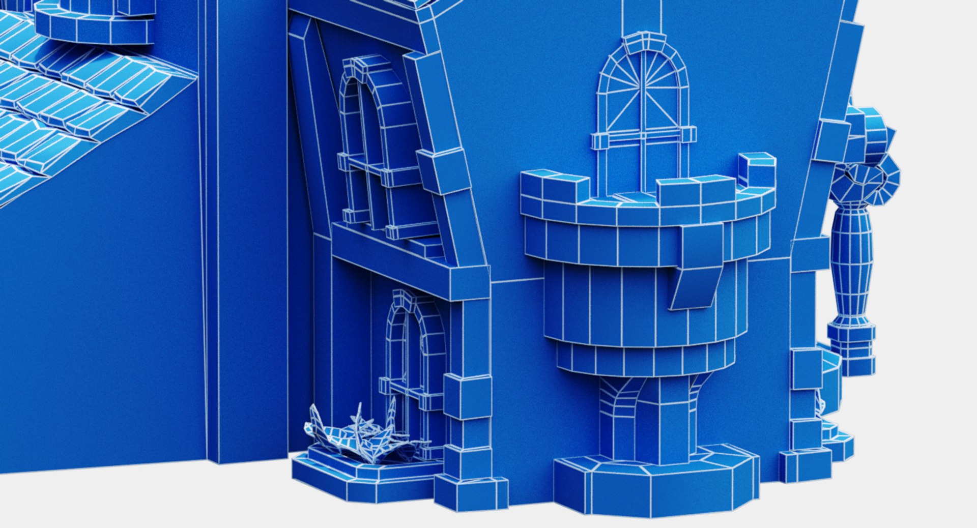 3D - Rpg Medieval Low-poly Building - TurboSquid 1378028