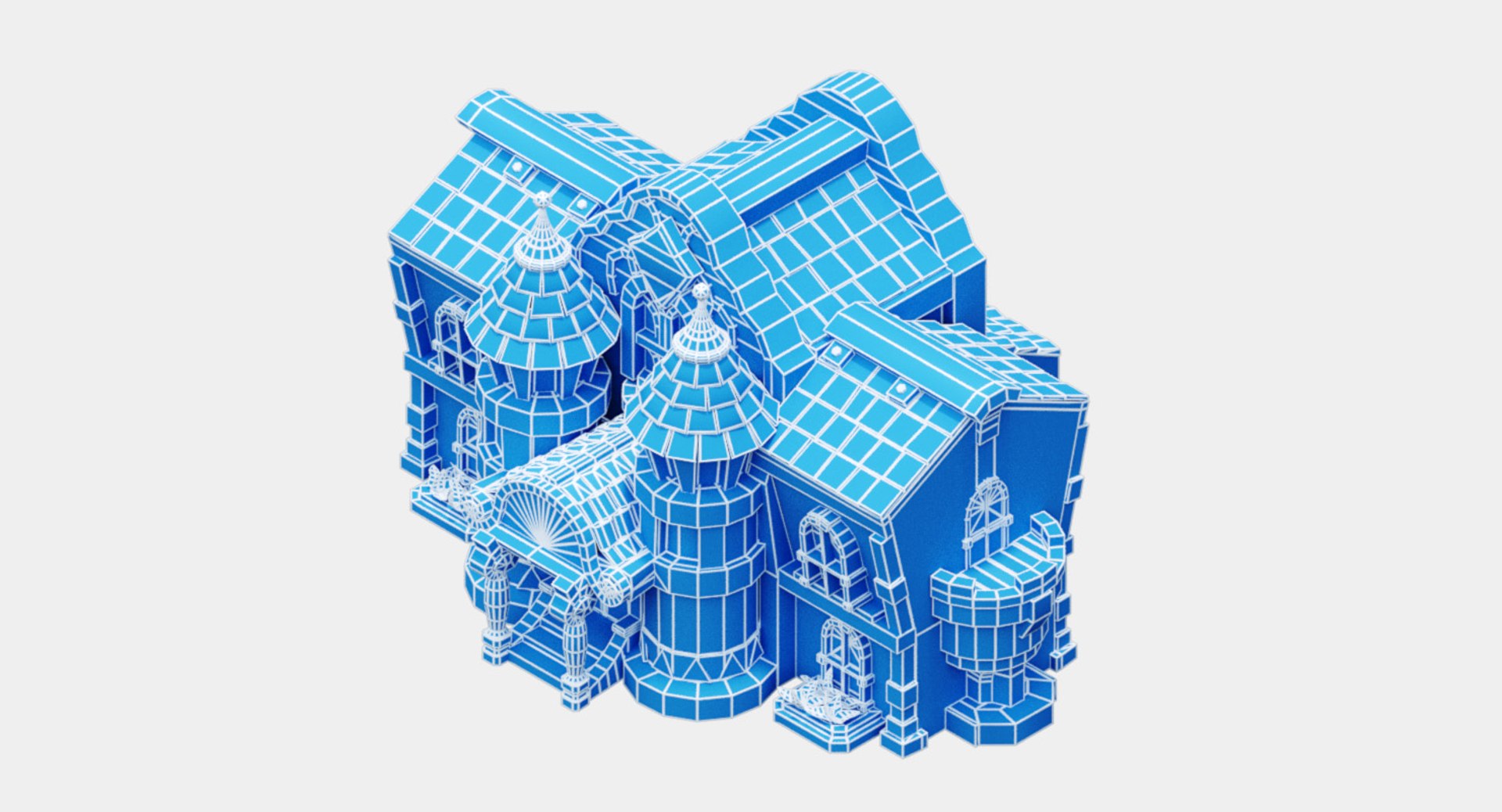 3D - Rpg Medieval Low-poly Building - TurboSquid 1378028