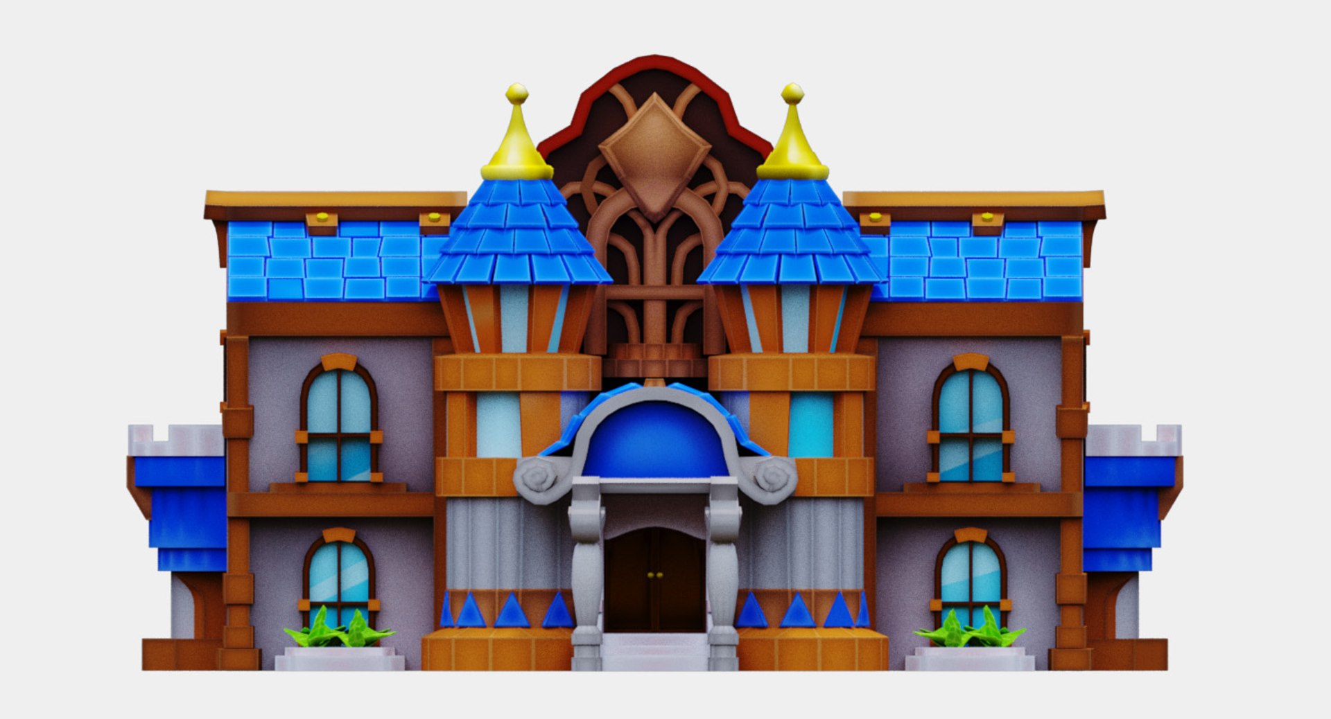 3D - Rpg Medieval Low-poly Building - TurboSquid 1378028