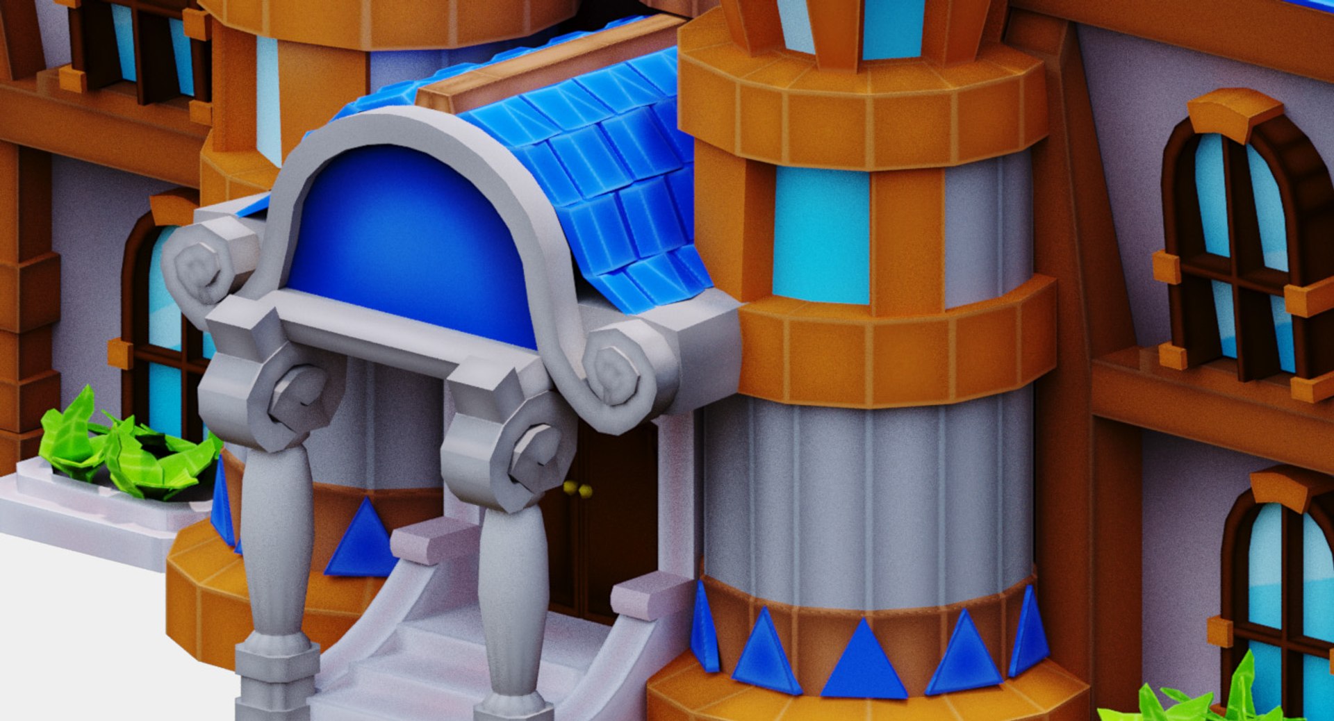 3D - Rpg Medieval Low-poly Building - TurboSquid 1378028