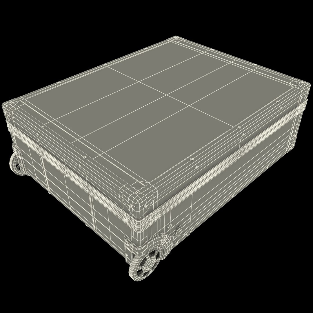 3d Metal Trolley Suitcase