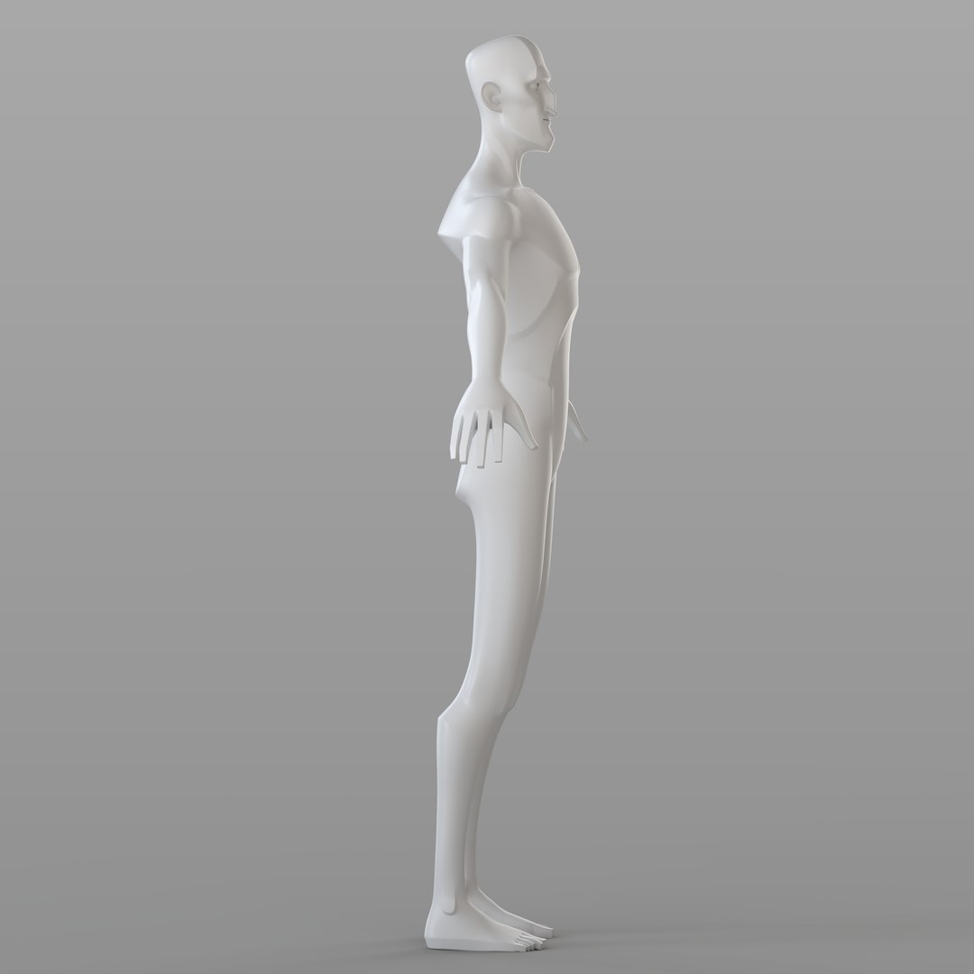 3D Stylised Male Base - TurboSquid 1746920