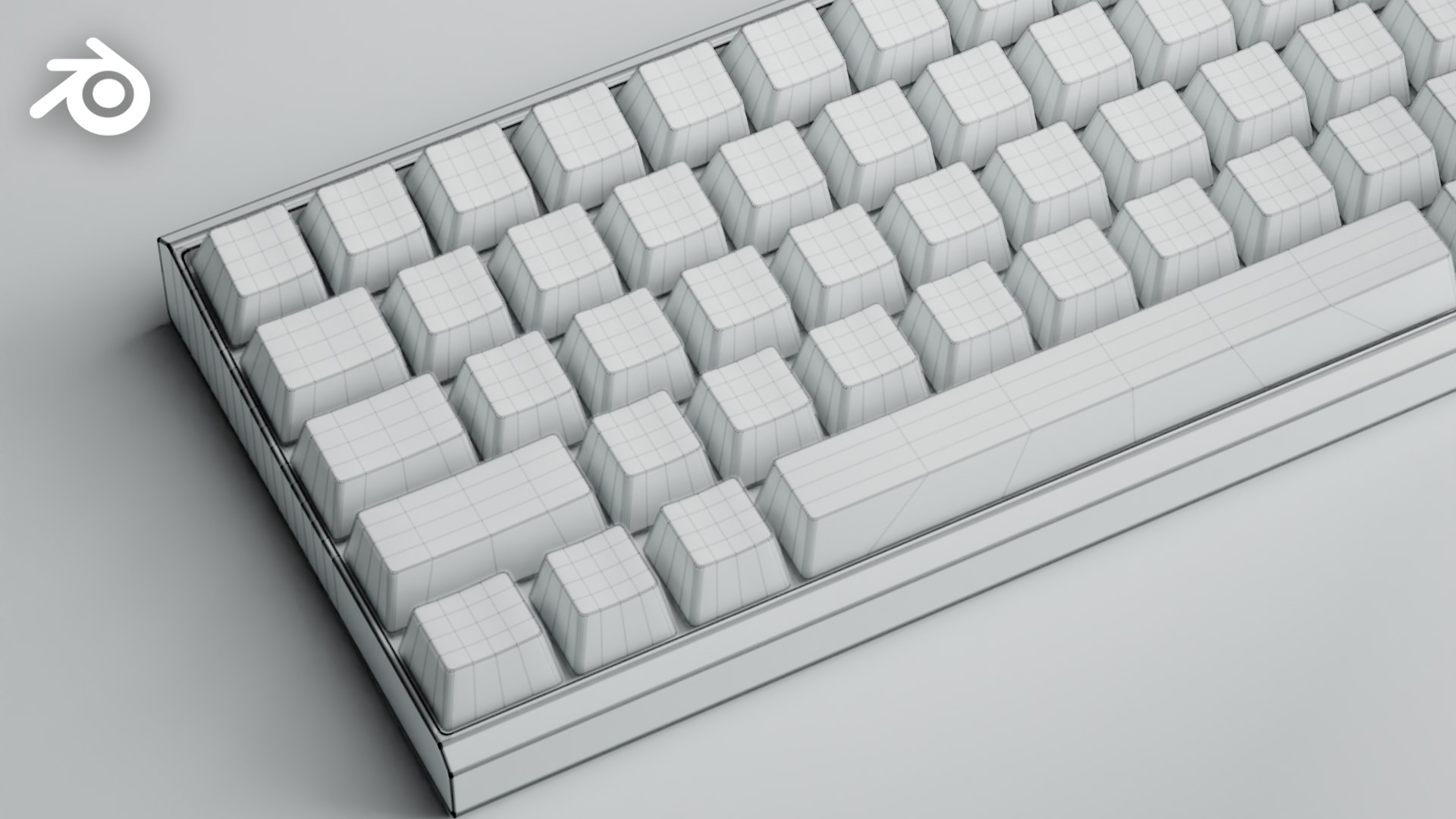 3D RGB Gaming Mechanical Keyboard - Blender Model - TurboSquid 2263144