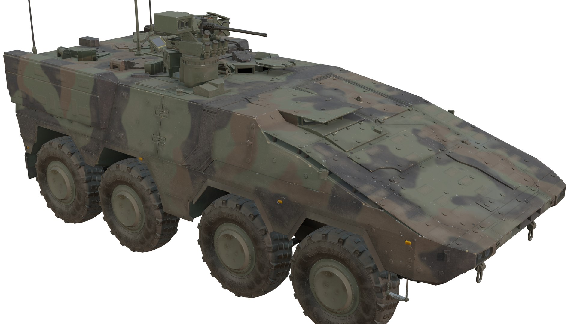 3D Boxer GTK A2 APC Game Ready Model 89K Model - TurboSquid 2278265
