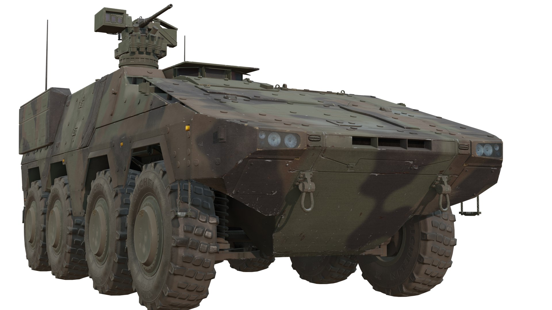 3D Boxer GTK A2 APC Game Ready Model 89K Model - TurboSquid 2278265