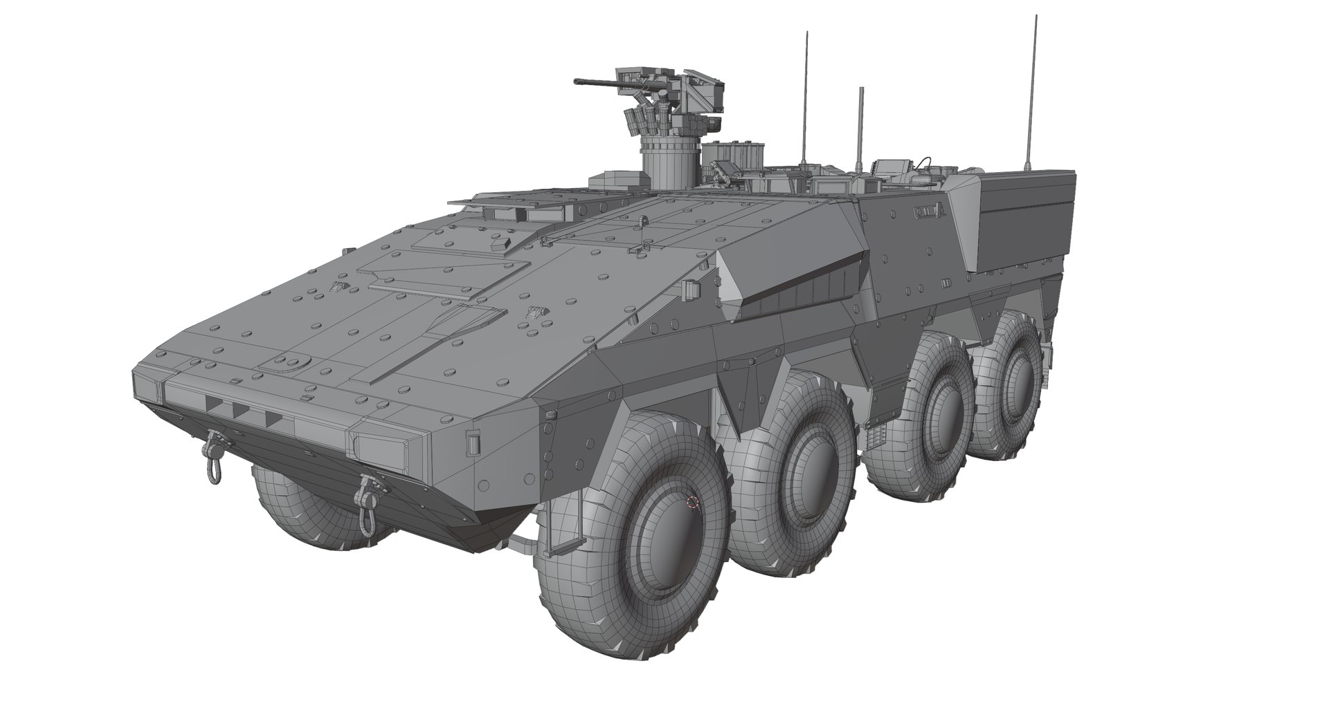 3D Boxer GTK A2 APC Game Ready Model 89K Model - TurboSquid 2278265
