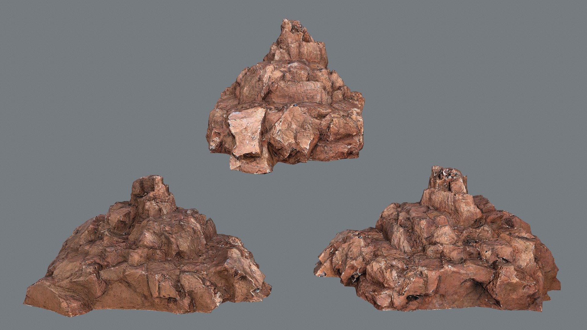 3D Desert Rocks Model - TurboSquid 2193179