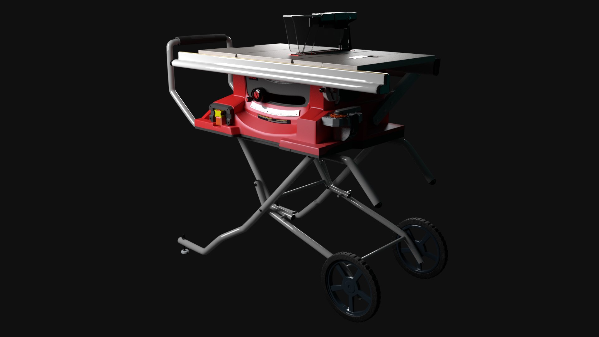 3D Portable Table Saw - TurboSquid 1307278