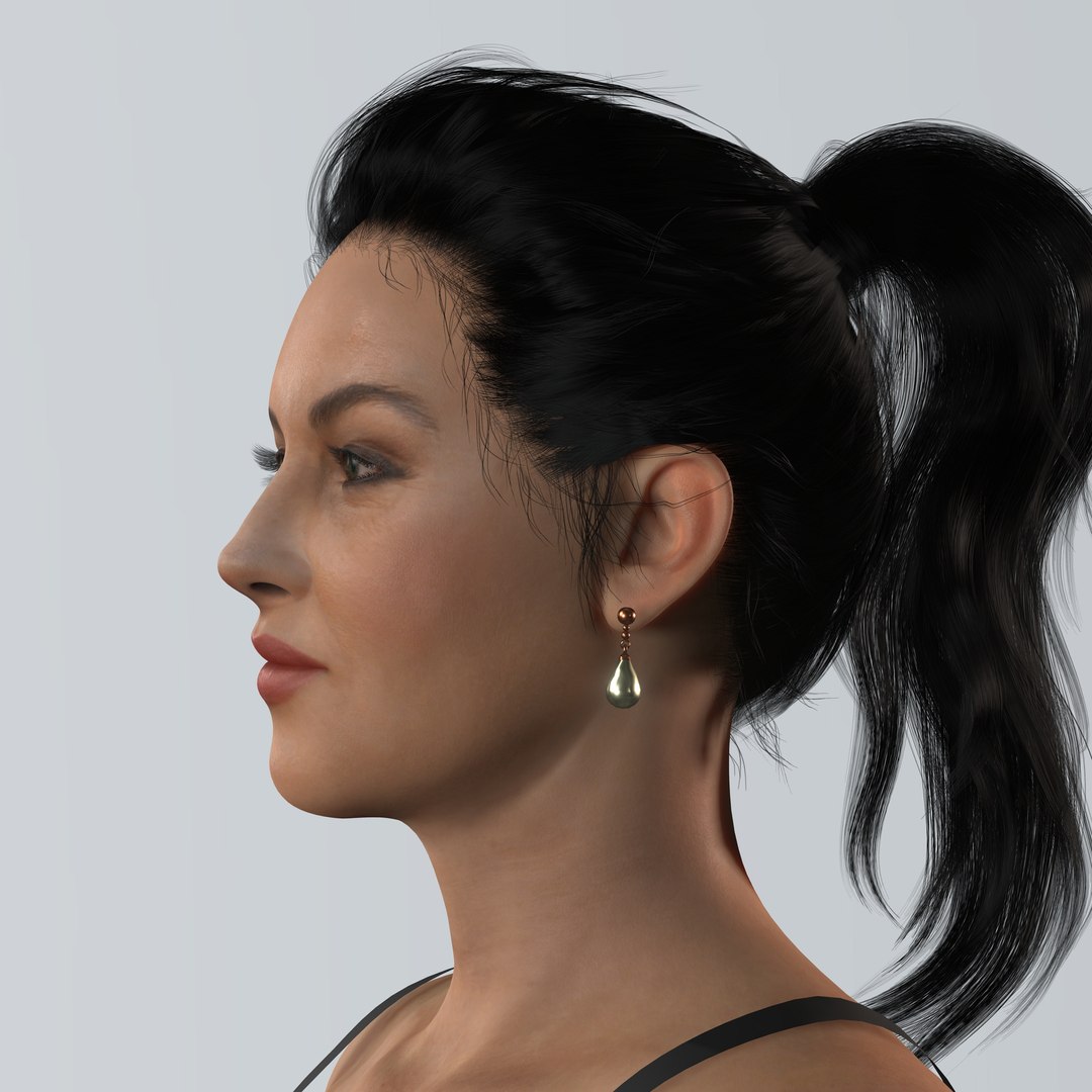 3D Monica Bellucci 3D Model Low-poly - TurboSquid 2277480