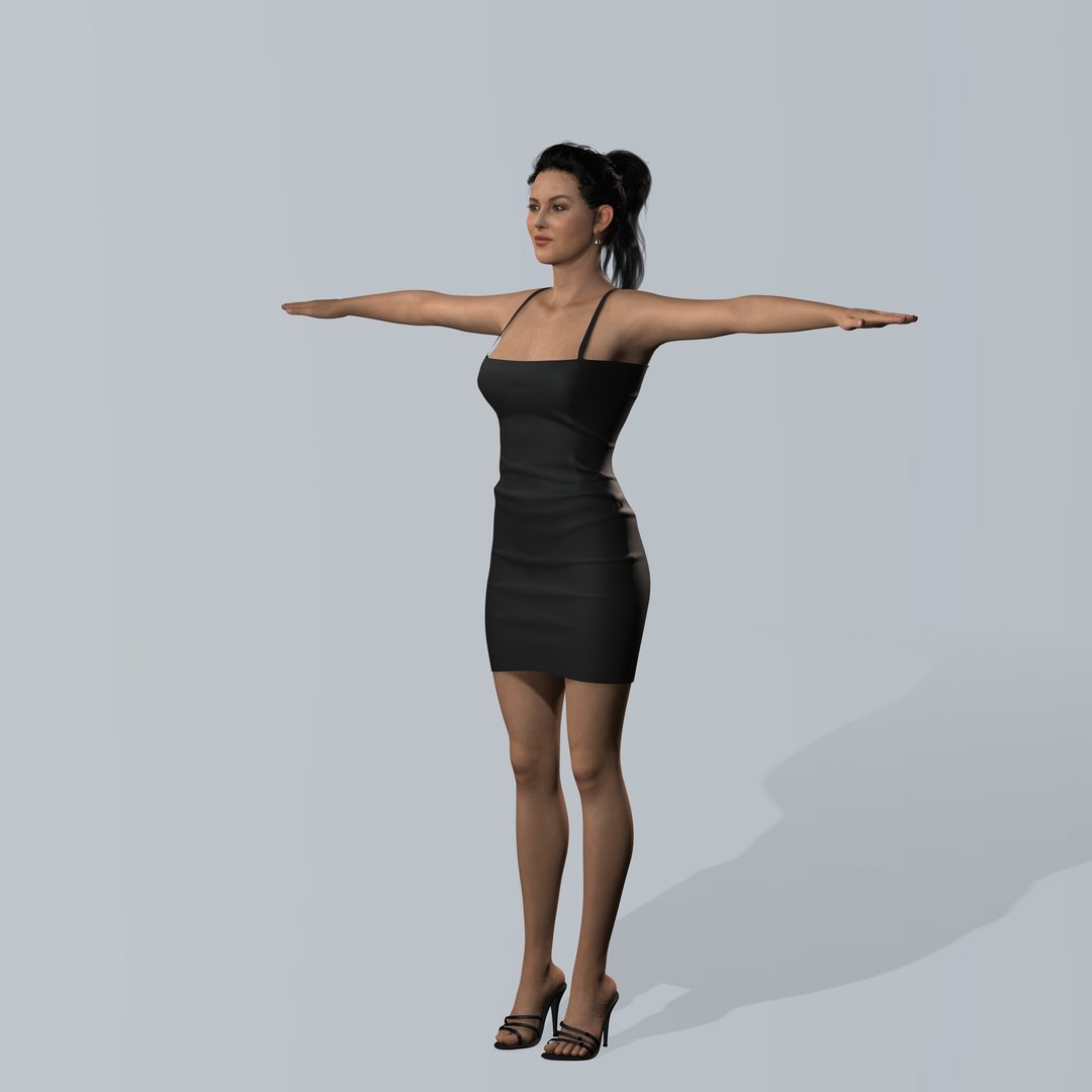 3D Monica Bellucci 3D Model Low-poly - TurboSquid 2277480