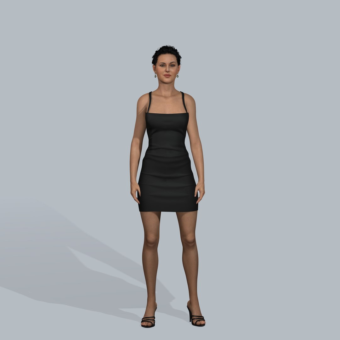 3D Monica Bellucci 3D Model Low-poly - TurboSquid 2277480