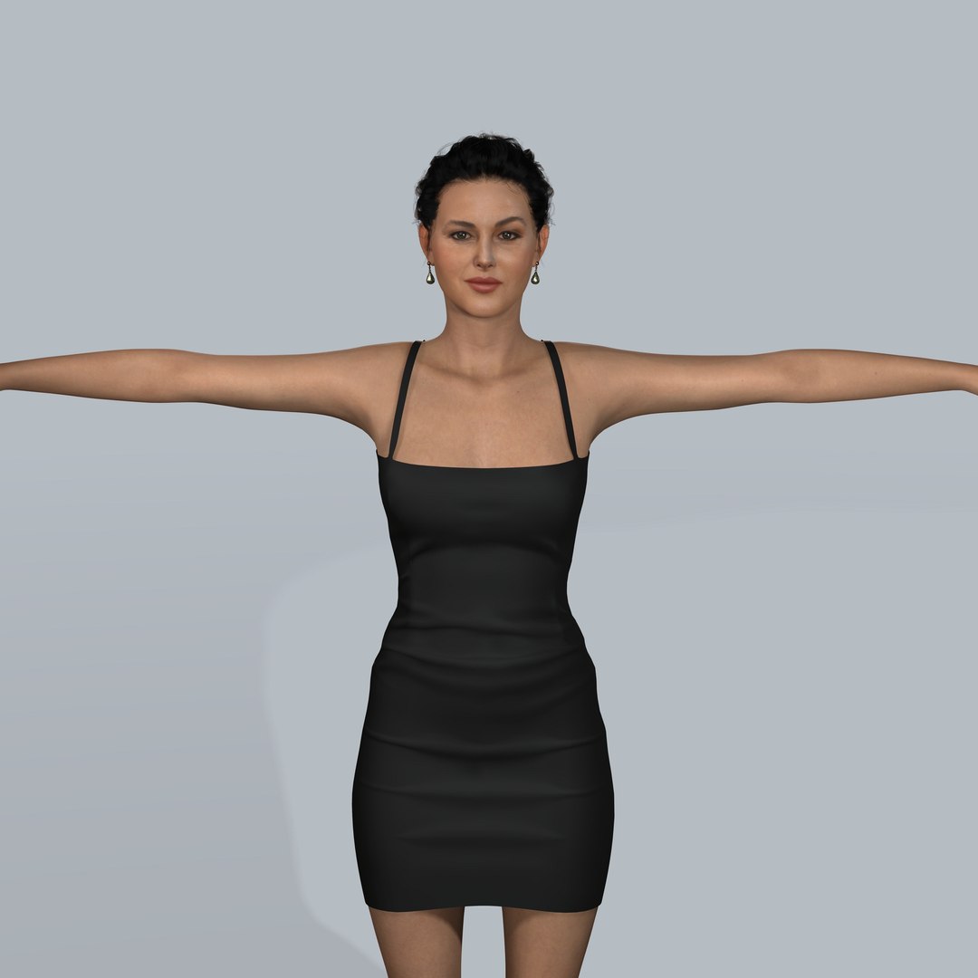 3D Monica Bellucci 3D Model Low-poly - TurboSquid 2277480
