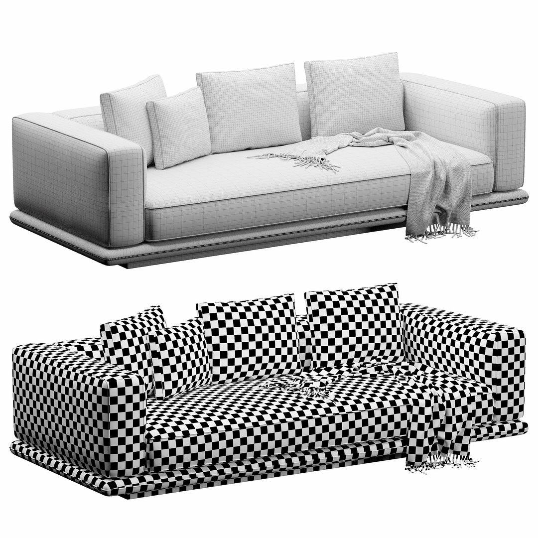 Horizonte Sofa 3D Model - TurboSquid 2050616