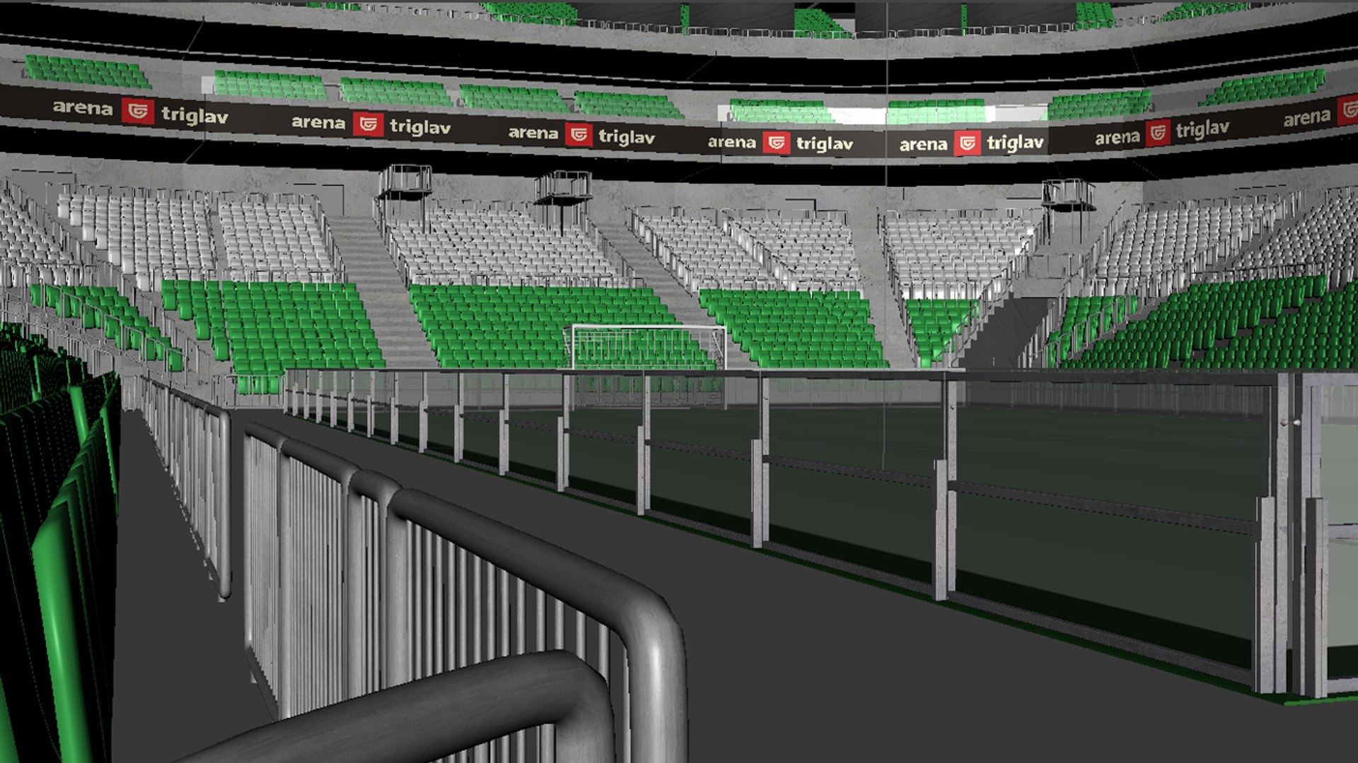 3d Model Soccer Stadium Arena