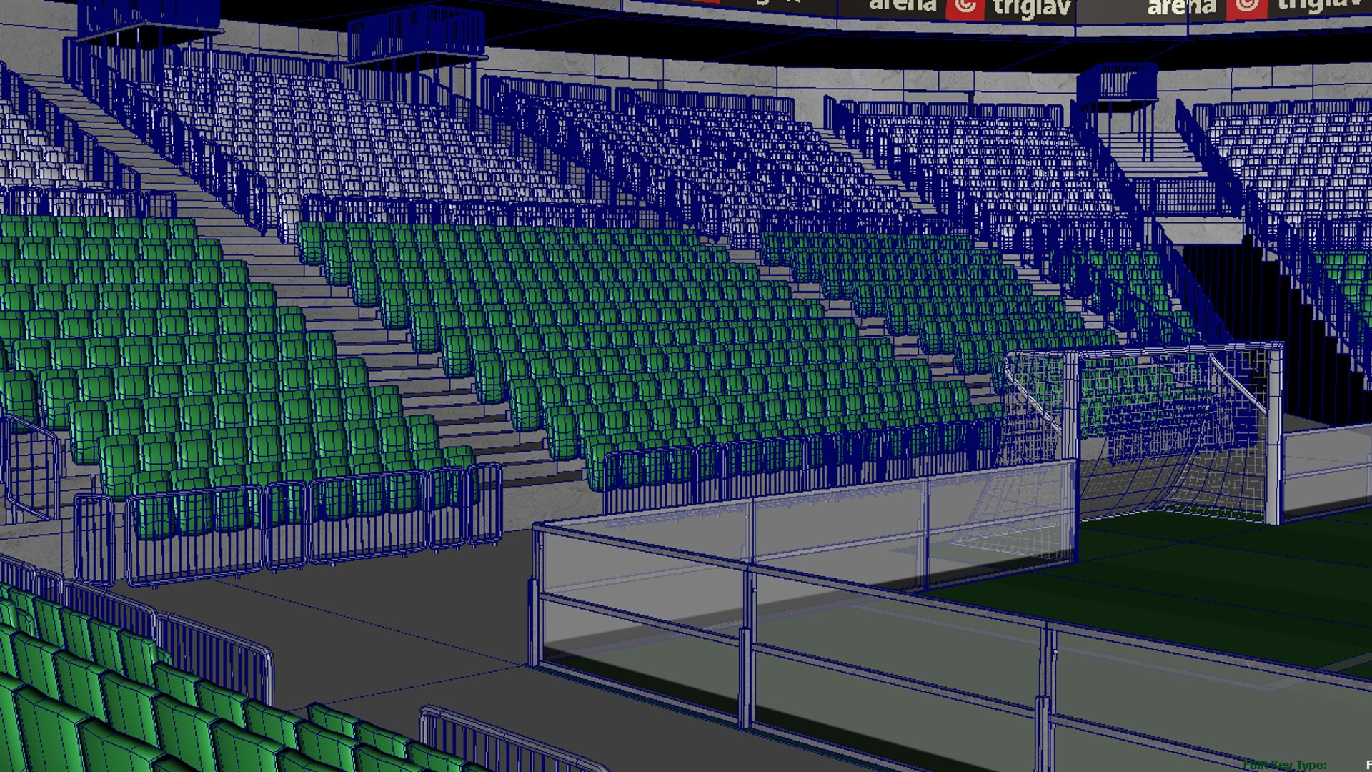 3d Model Soccer Stadium Arena