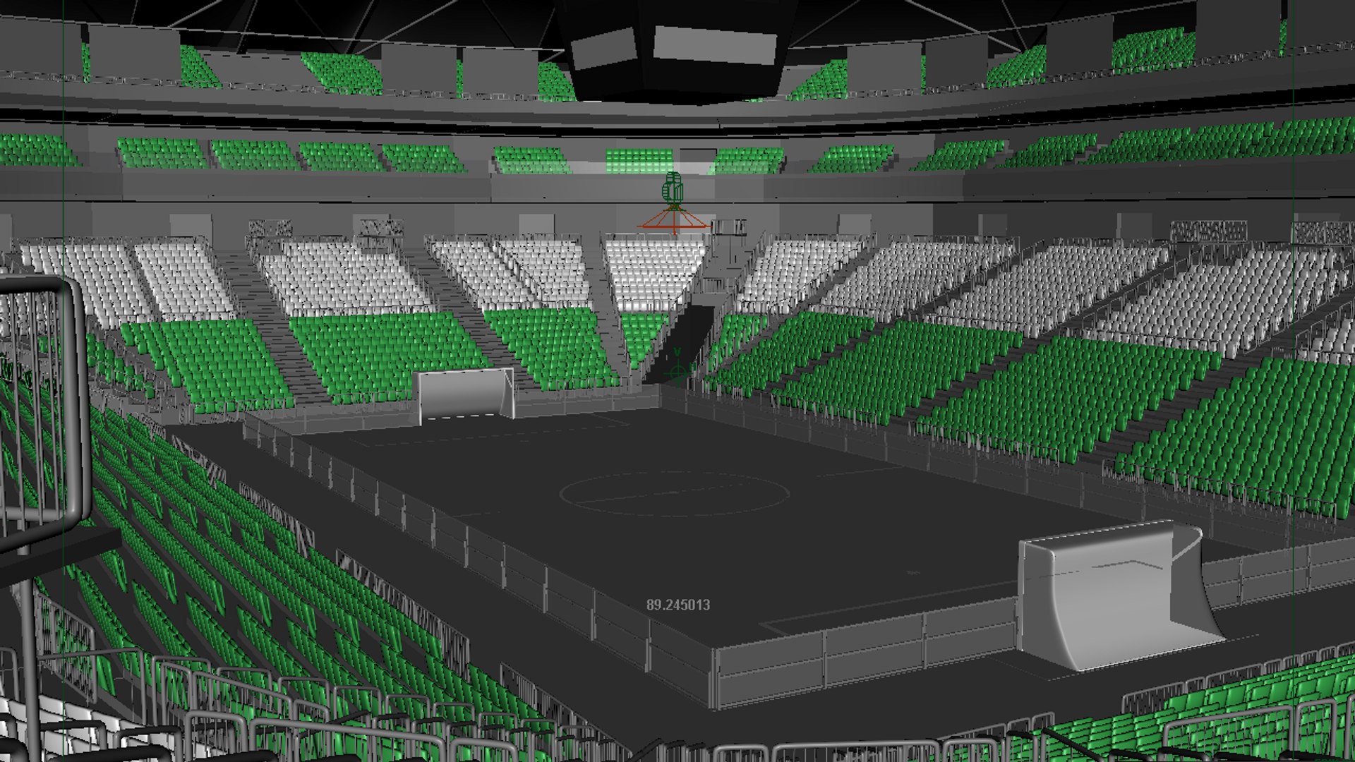3d Model Soccer Stadium Arena