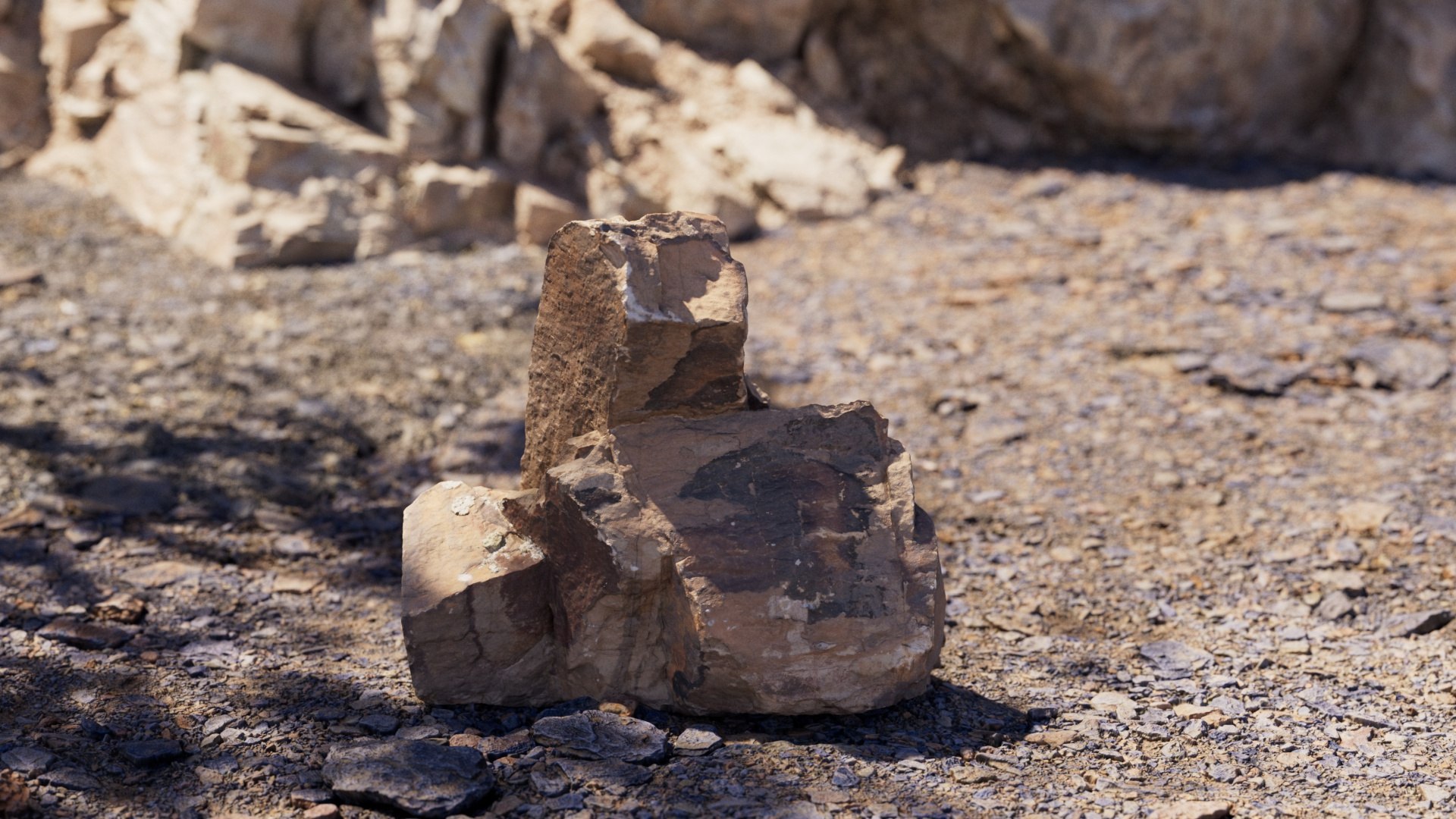 Essential Scanned Rock 09 3D - TurboSquid 2064202