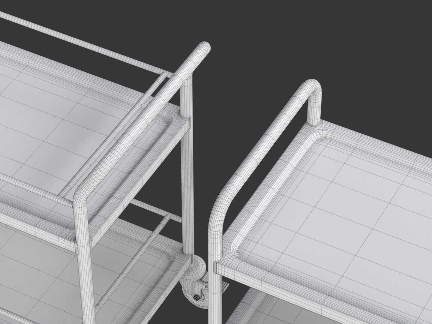 Food Serving Cart-Model 02 3D Model - TurboSquid 2292893