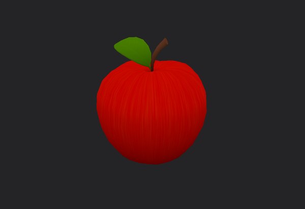 Free apple cartoon 3D - TurboSquid 1495154