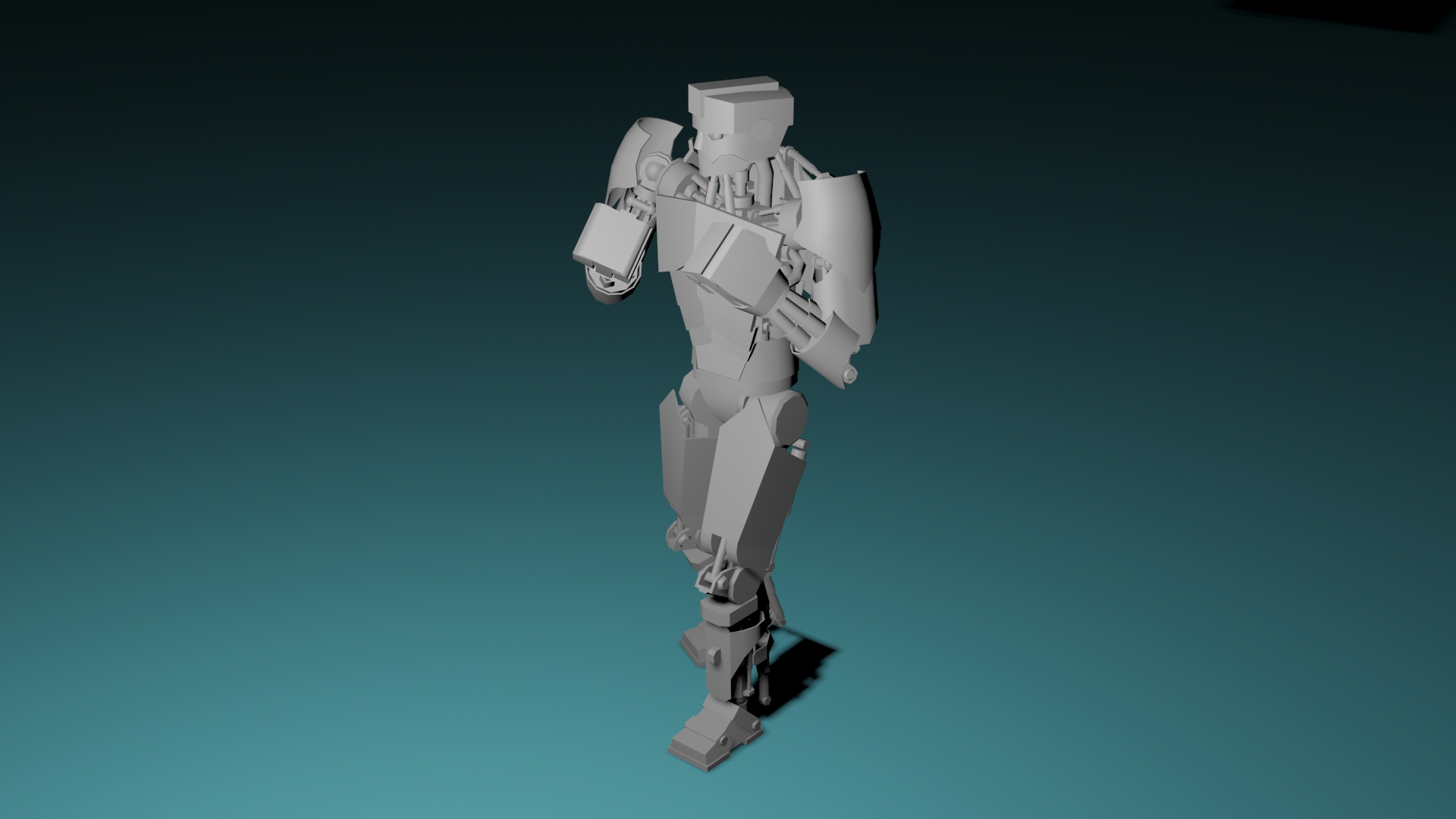 3D model REAL STEEL ROBOT FIGHTER IK RIGGED - TurboSquid 1736752