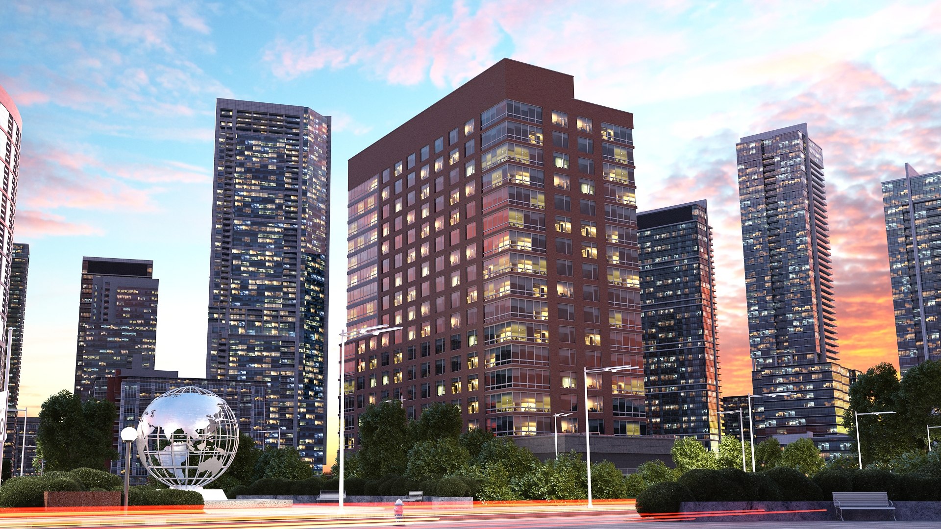 Millennium Tower Residences Buildings 3D - TurboSquid 1512326