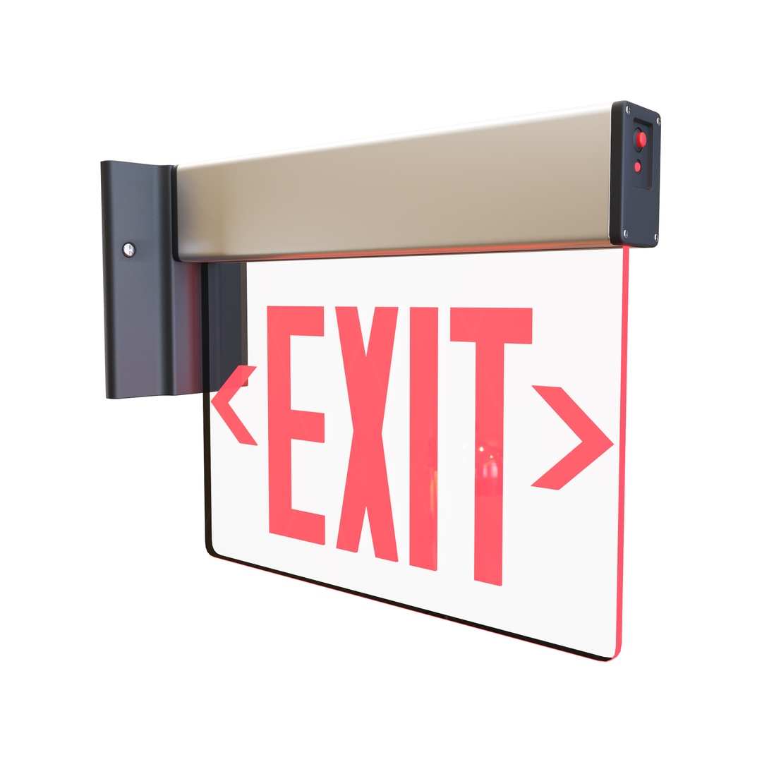 3D model led exit sign architecturally - TurboSquid 1645169