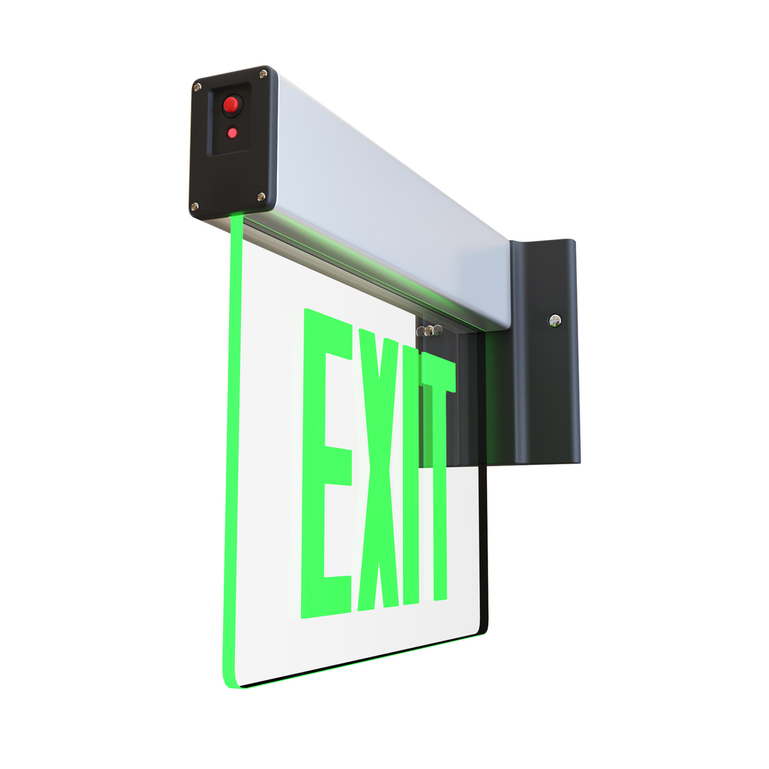 3D model led exit sign architecturally - TurboSquid 1645169