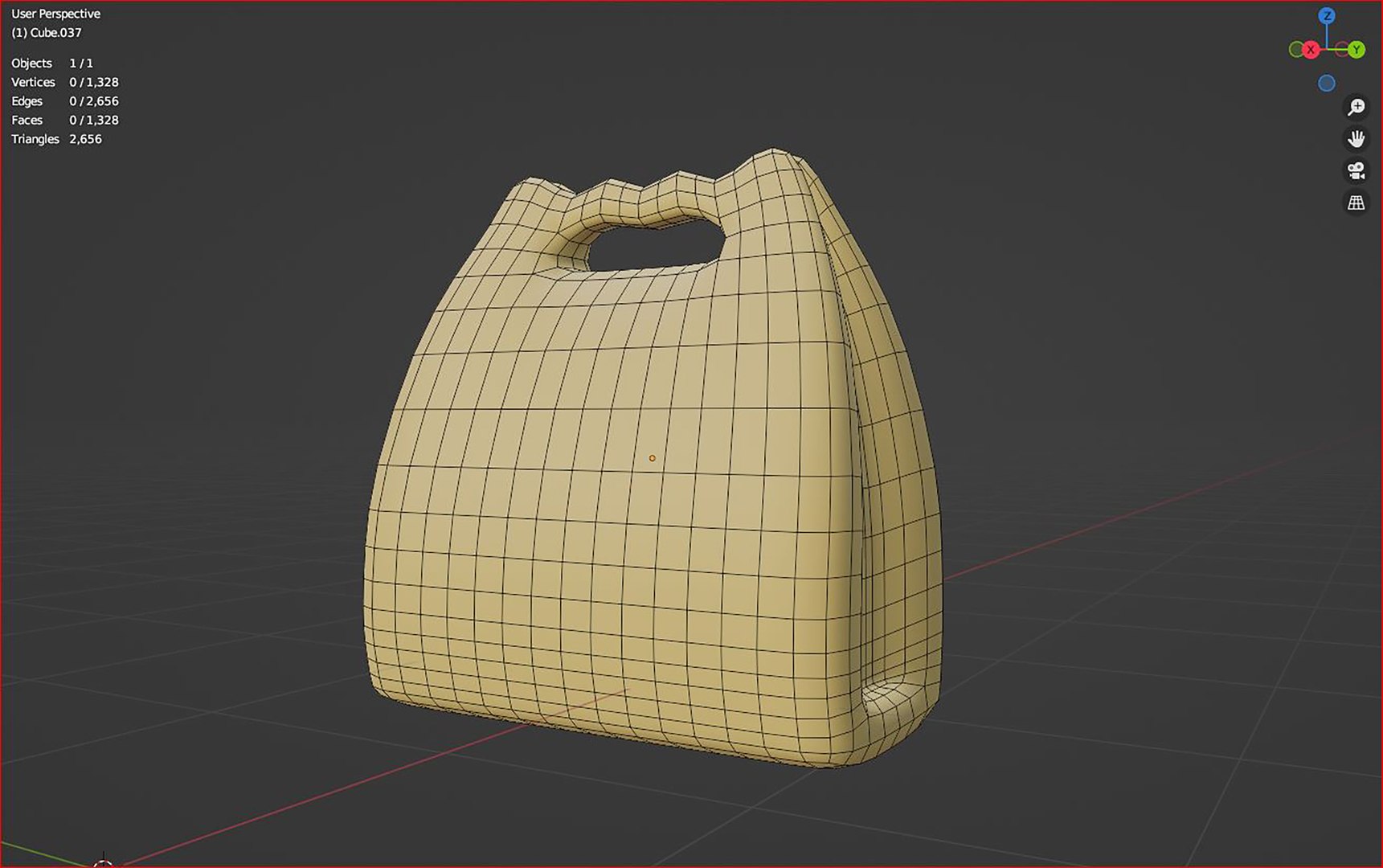 3D 3d Paper Bag Icon Model - TurboSquid 2066423