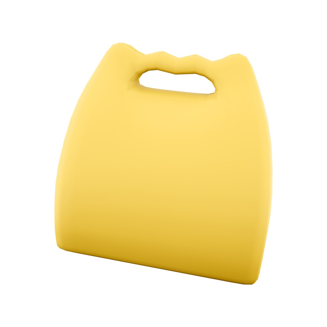 3D 3d Paper Bag Icon Model - TurboSquid 2066423