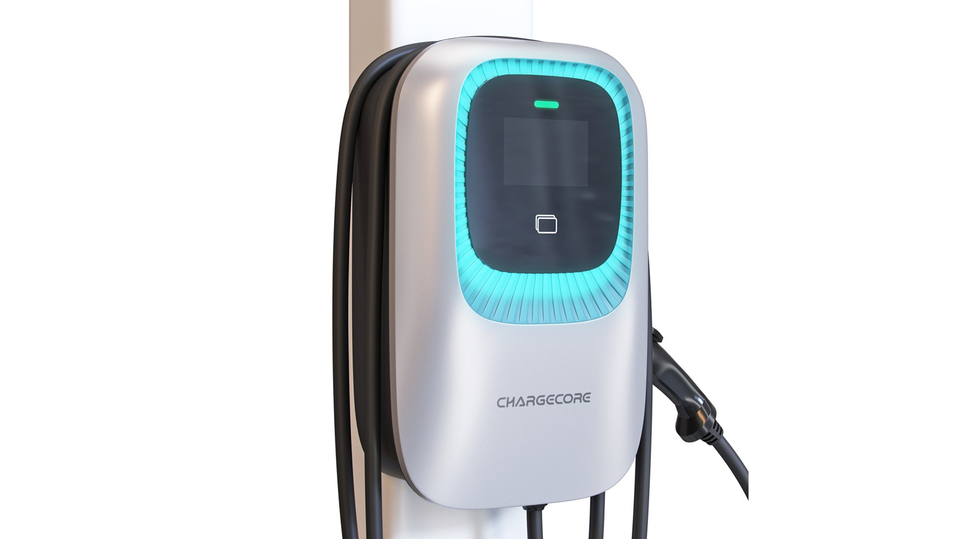 Chargecore Electric Vehicle Charging Station 3D Model - TurboSquid 2276988