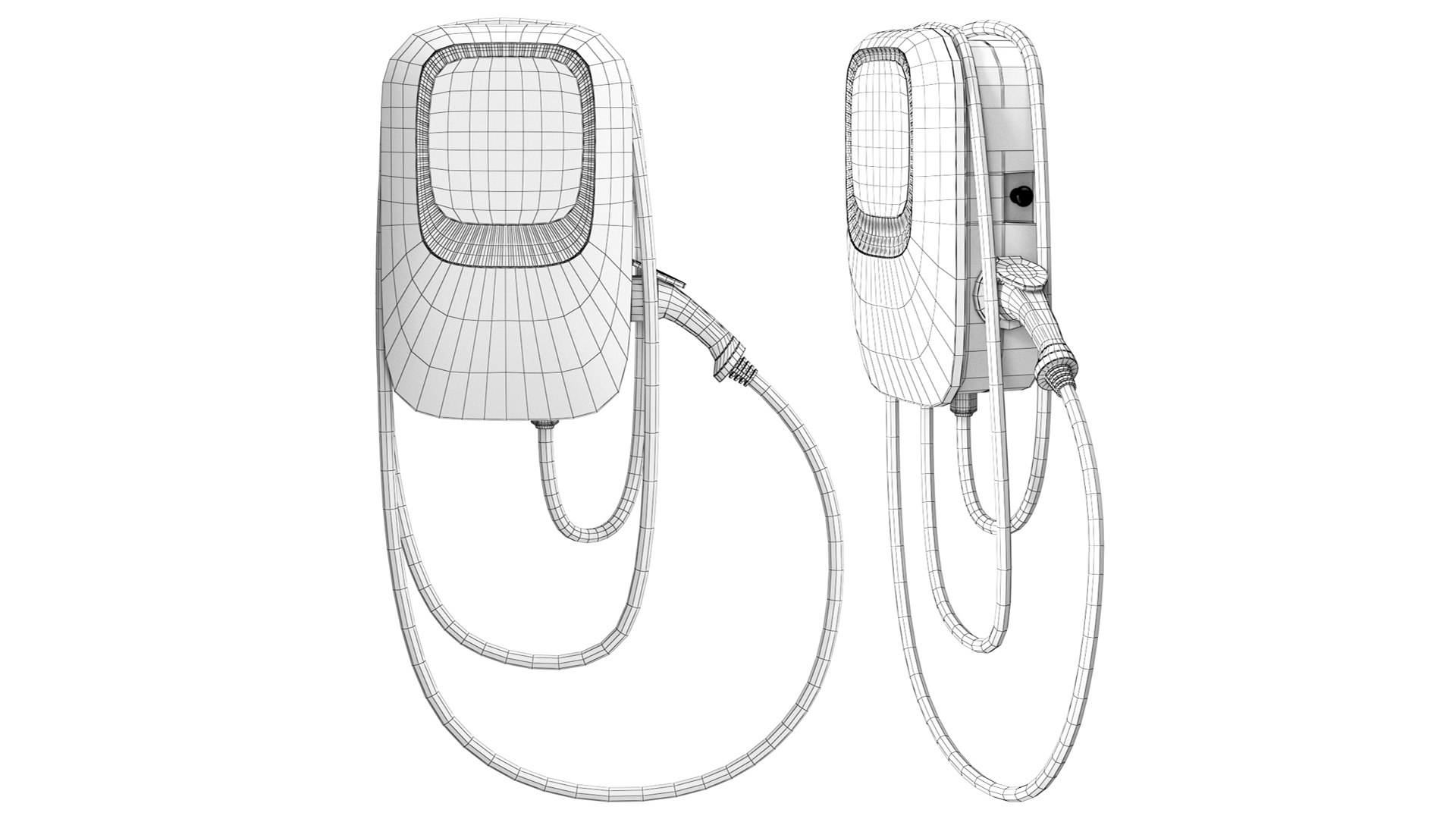 Chargecore Electric Vehicle Charging Station 3D Model - TurboSquid 2276988