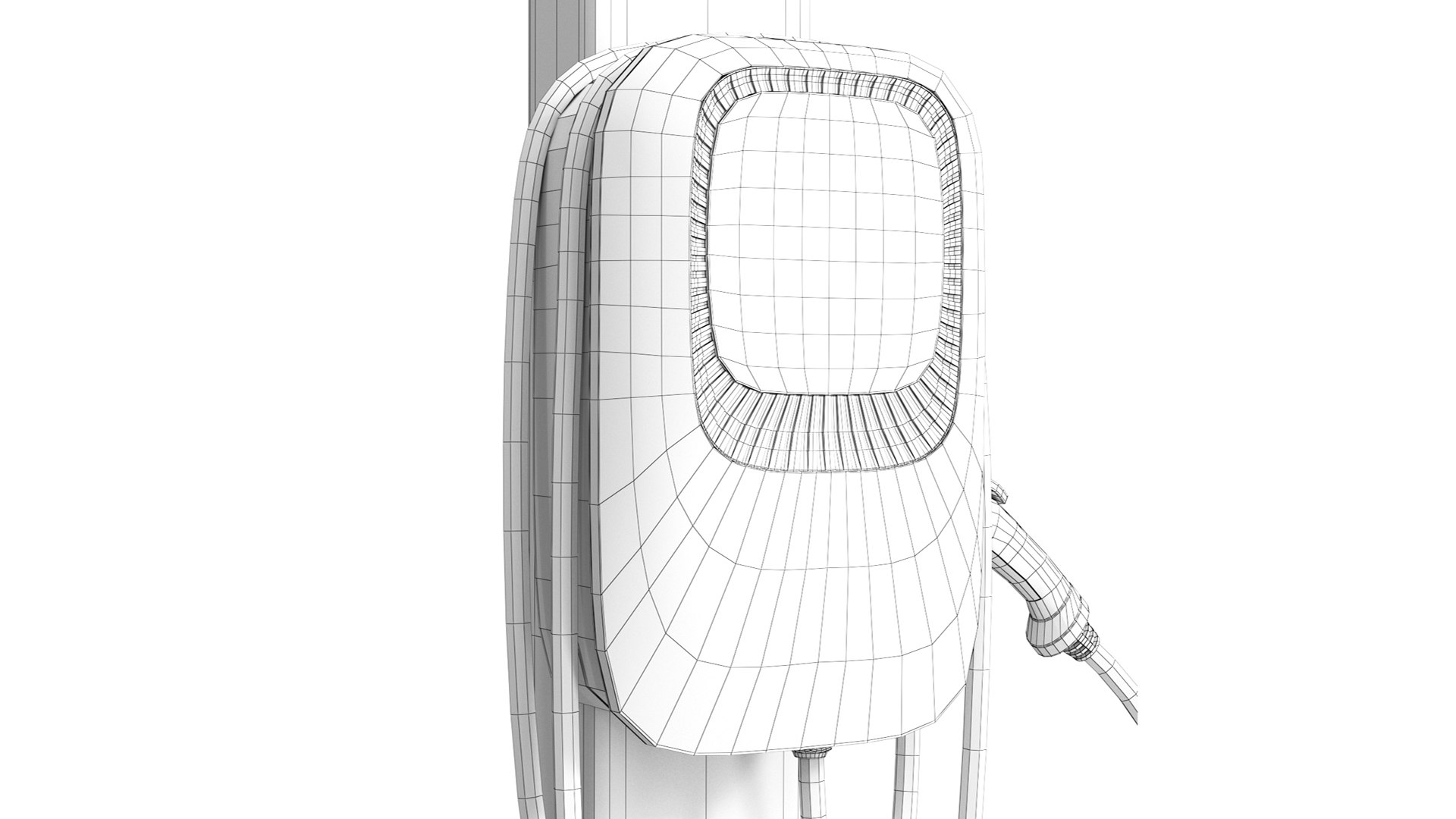 Chargecore Electric Vehicle Charging Station 3D Model - TurboSquid 2276988