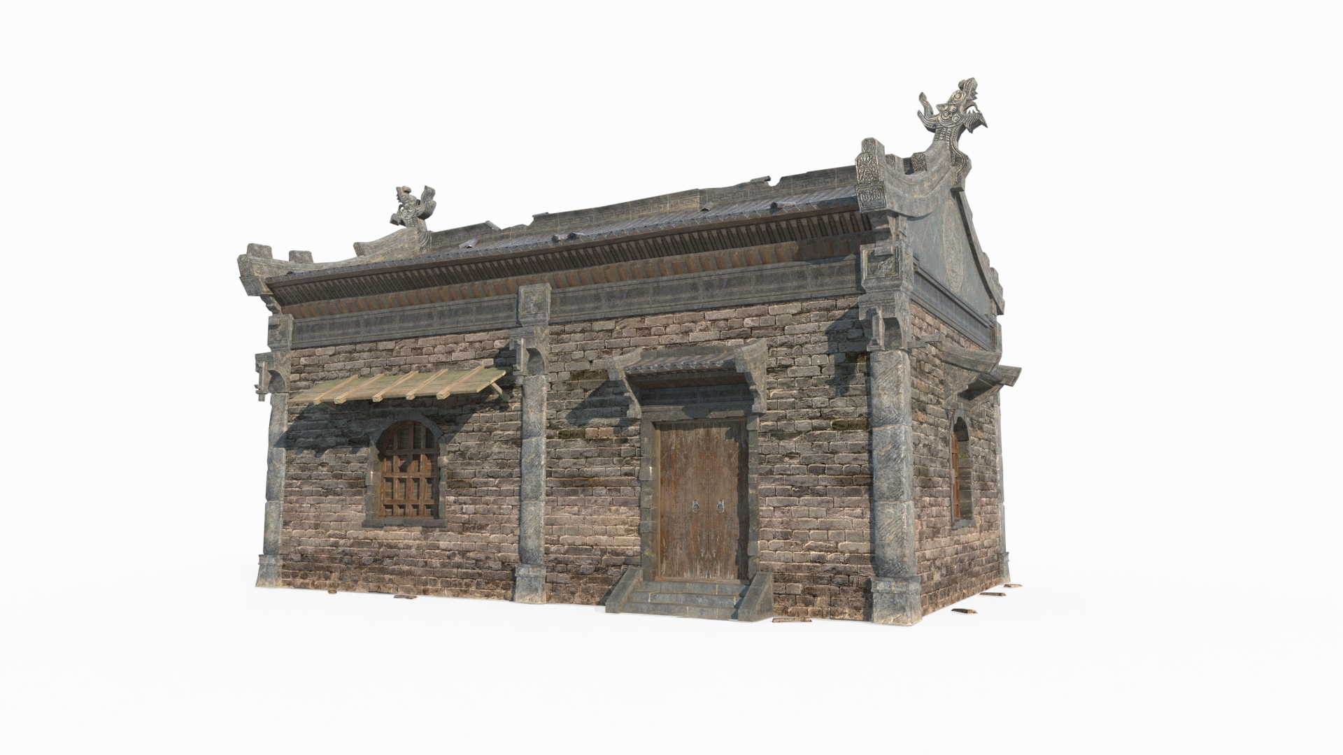 Ancient Buildings And Houses In Asia 3D Model - TurboSquid 2034213