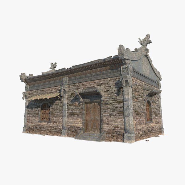 Ancient buildings and houses in Asia 3D model - TurboSquid 2034213