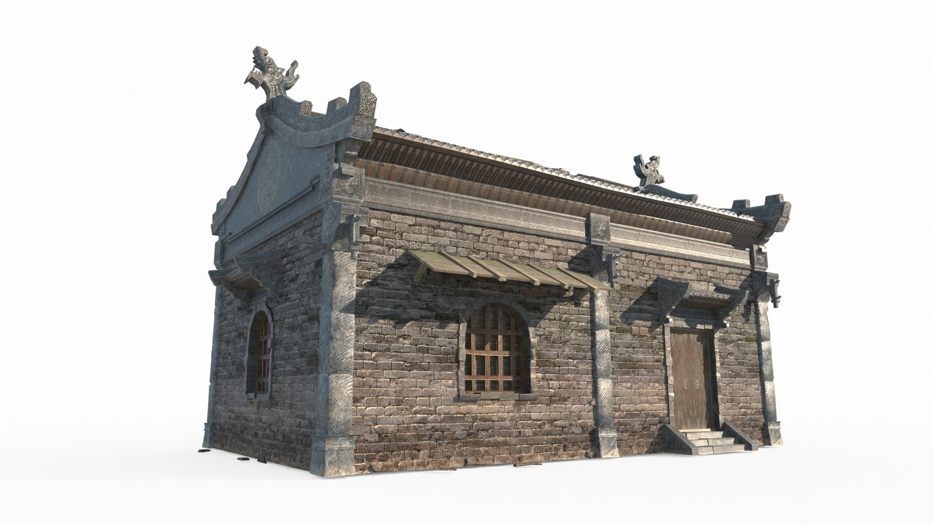 Ancient Buildings And Houses In Asia 3D Model - TurboSquid 2034213