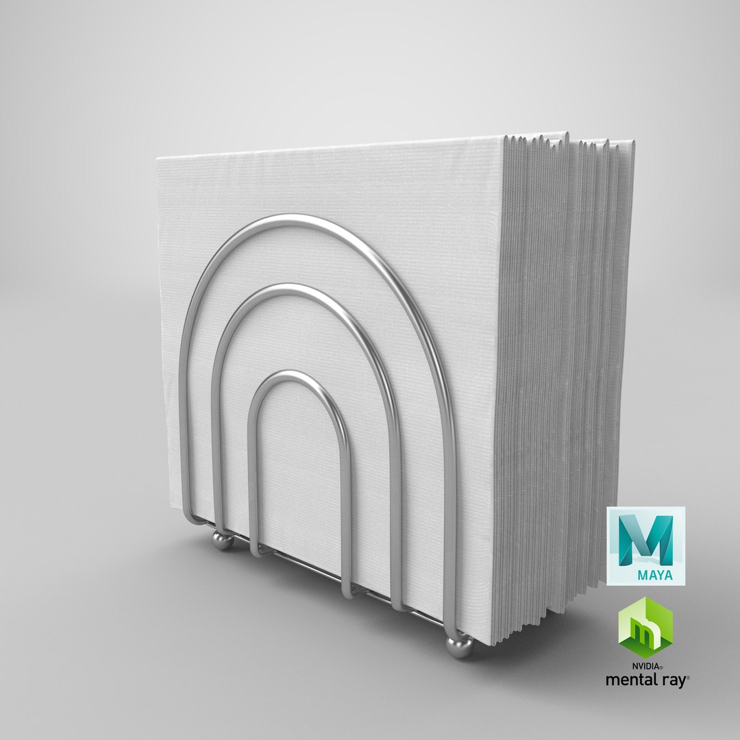Napkin Holder 3D - TurboSquid 1364961