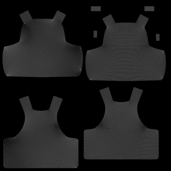 Military Vest 3D model - TurboSquid 1778967