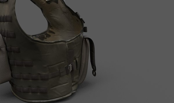 Military Vest 3D model - TurboSquid 1778967