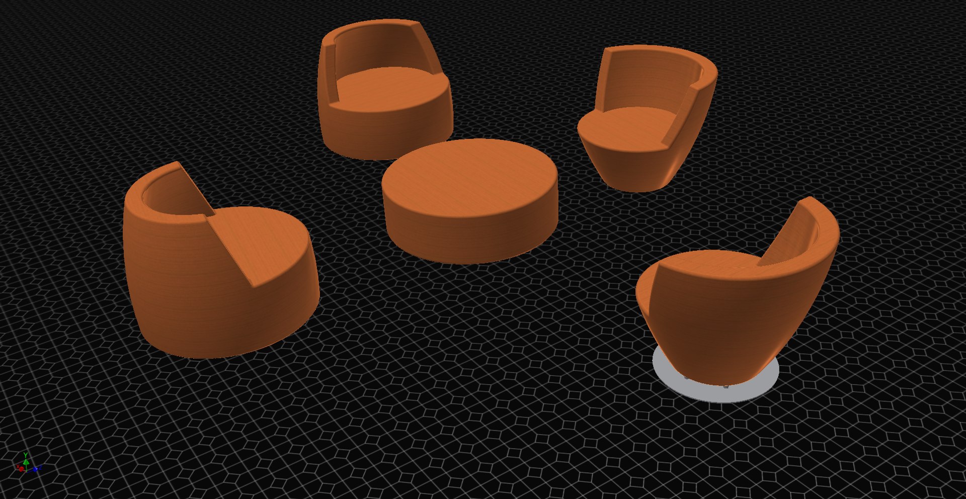 3D stackable furniture model - TurboSquid 1464888