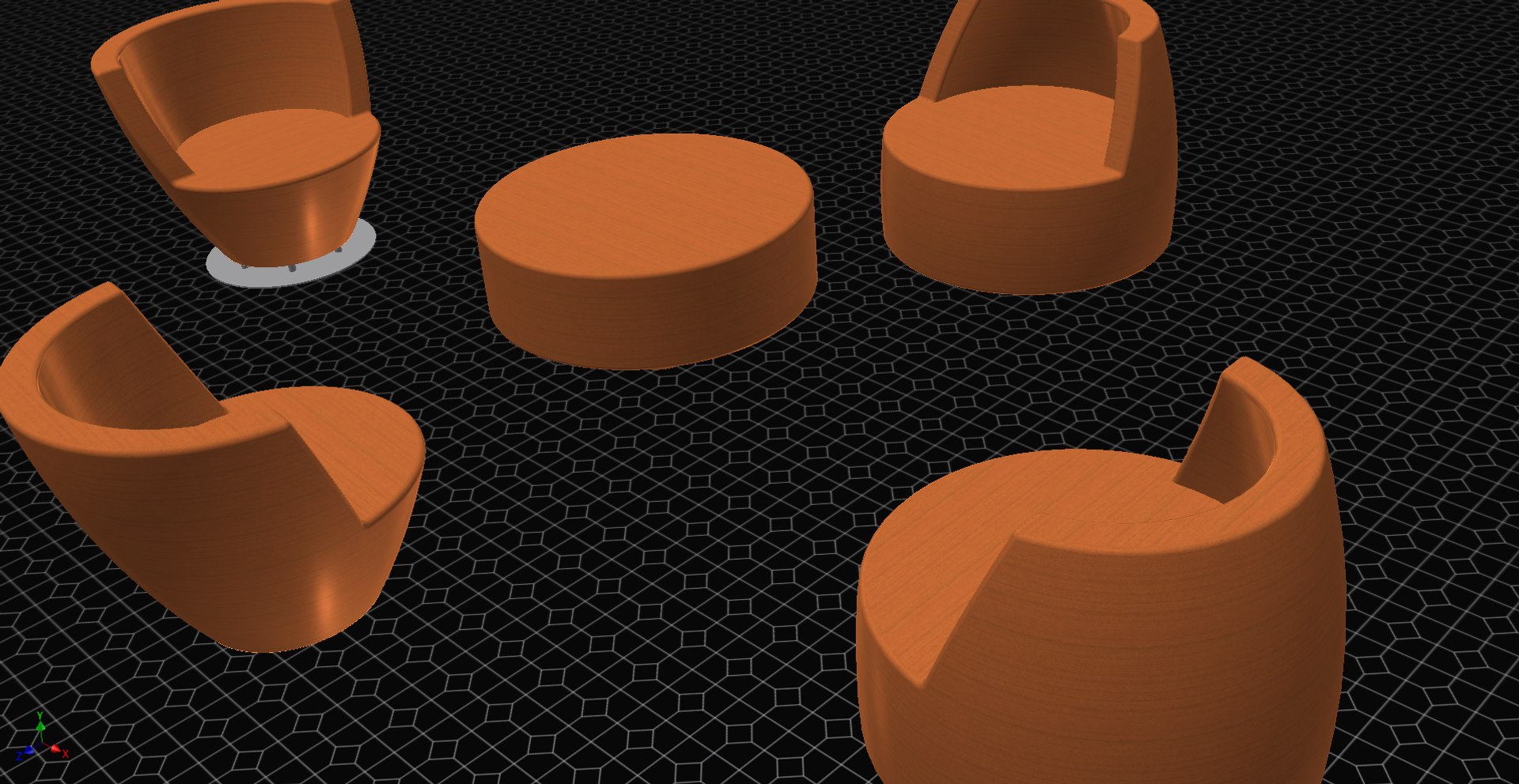 3D stackable furniture model - TurboSquid 1464888