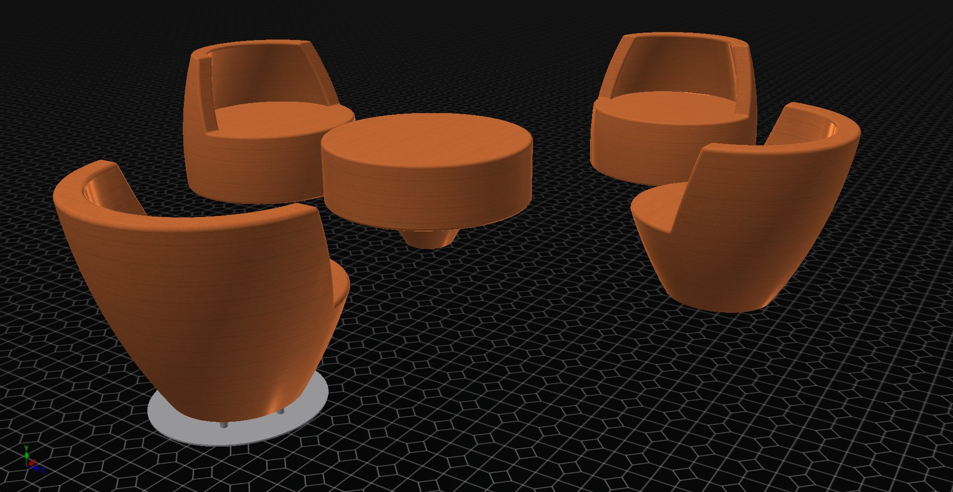 3D stackable furniture model - TurboSquid 1464888